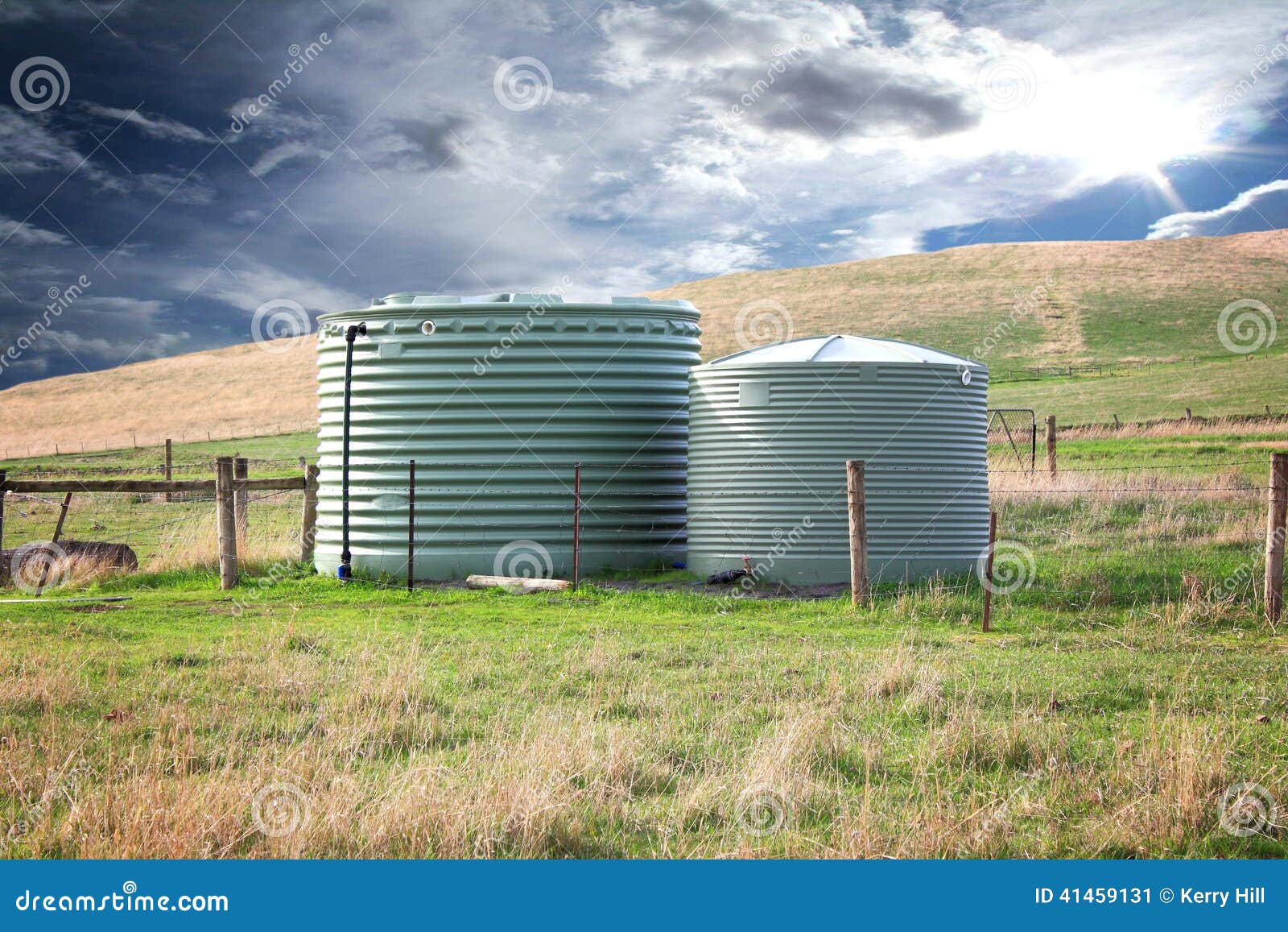 Eco Friendly Fresh Water Tanks Stock Image - Image of environmental ...