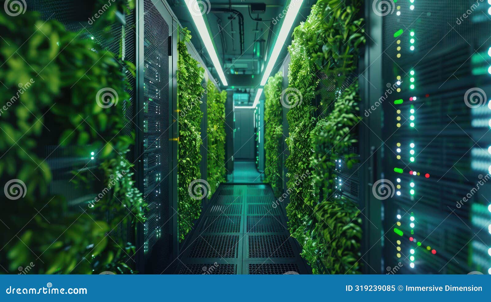Eco-Friendly Green Data Center Made of Plants, Linked Data Storage To ...