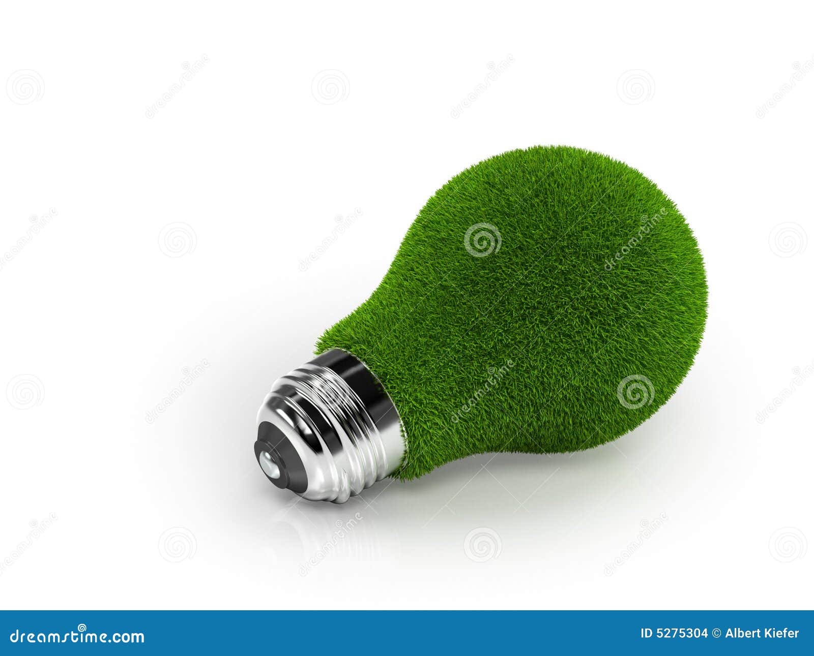 Eco-Friendly Green Grass Bulb Stock Photo - Image of electric ...