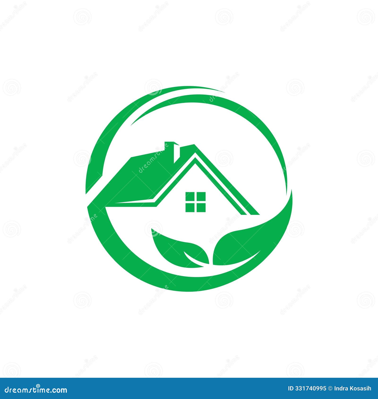Eco Friendly Home Logo Vector Icon Illustration Stock Vector ...