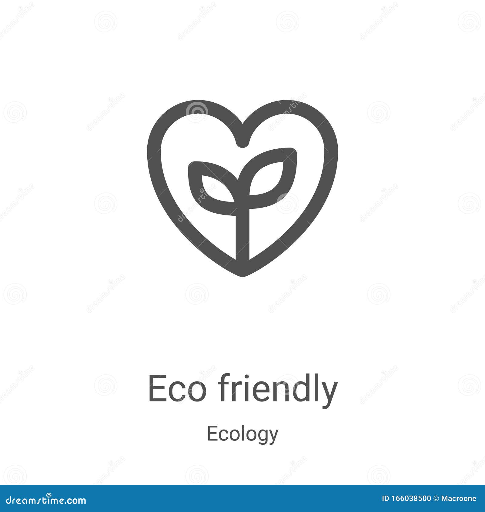 Eco Friendly Icon Vector from Ecology Collection. Thin Line Eco ...