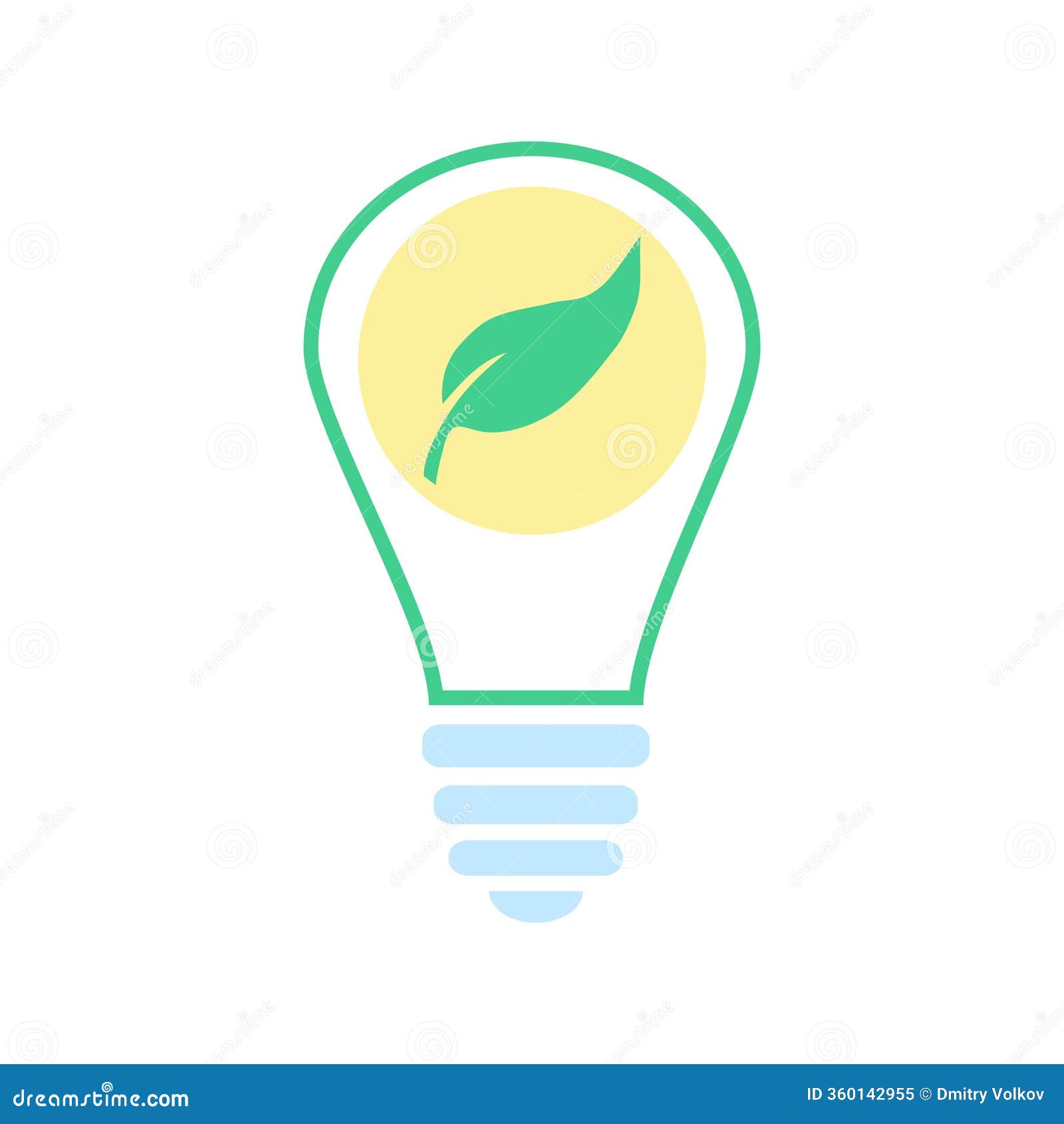 Eco-friendly Incandescent Light Bulb, Planet Saving Concept, Ecolamp ...