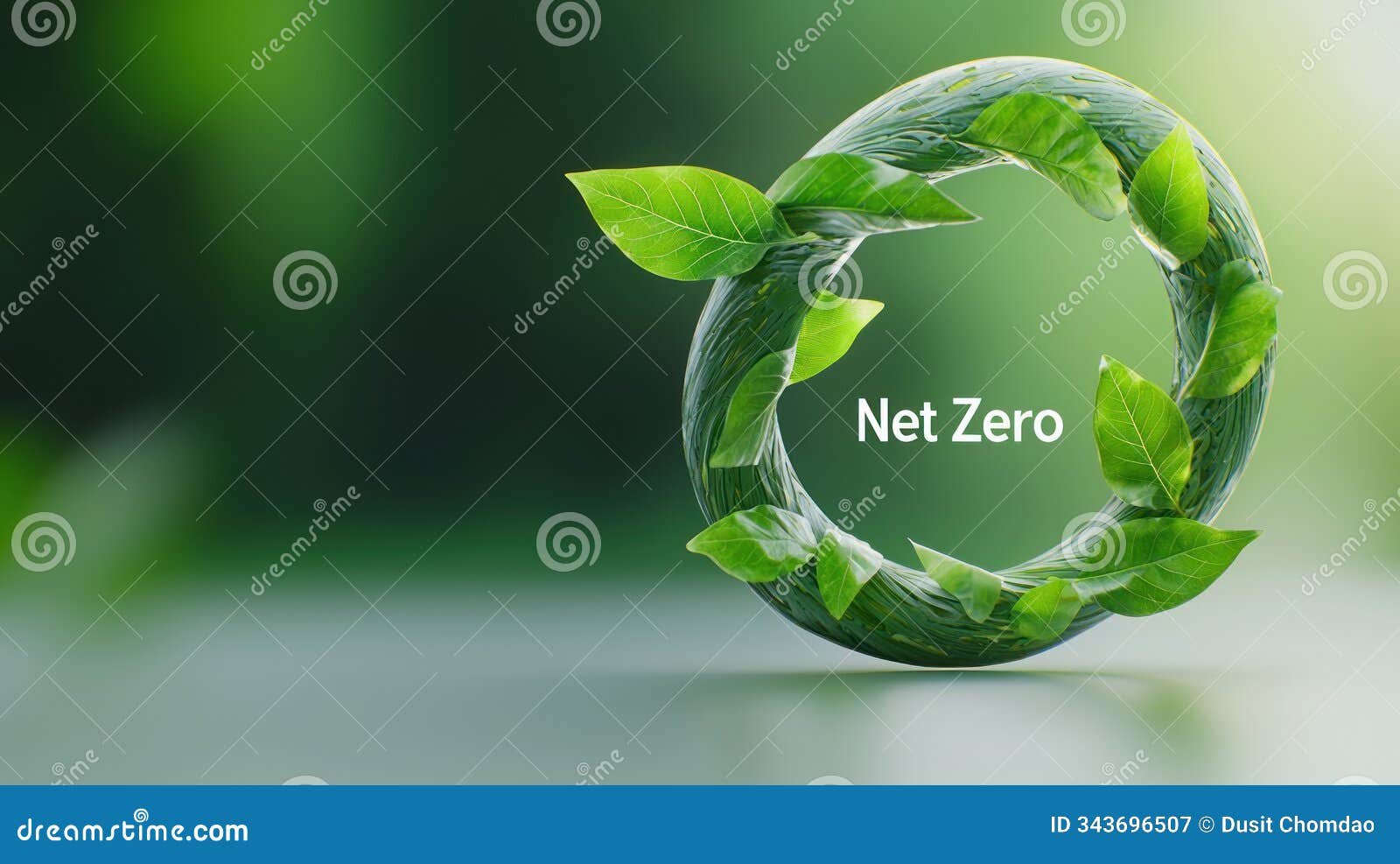 Eco Friendly Infinity Loop Symbol with Leaves Representing ...