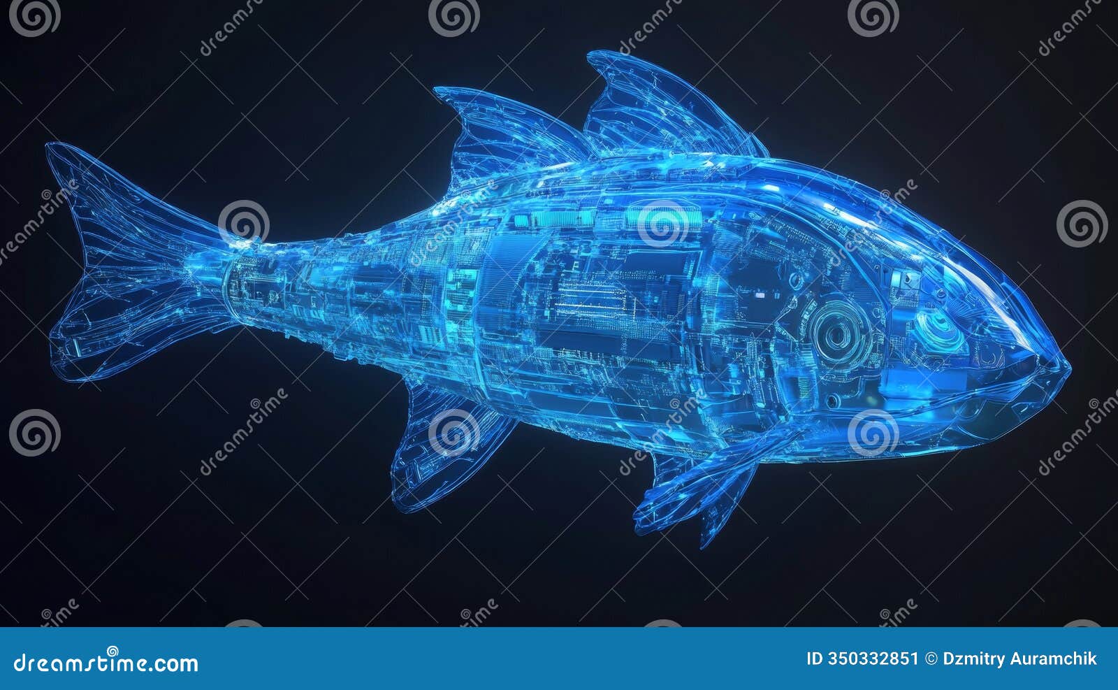 Eco-friendly Lights Emitting, Solar-powered Transparent Robotic Fish ...