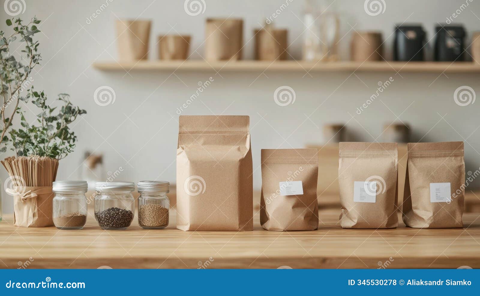 Eco-friendly Options with Zero Waste Packaging Design Stock ...