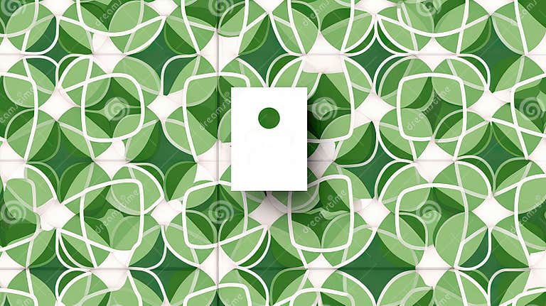 Eco-Friendly Pattern Design with a Central Blank Label for Branding ...