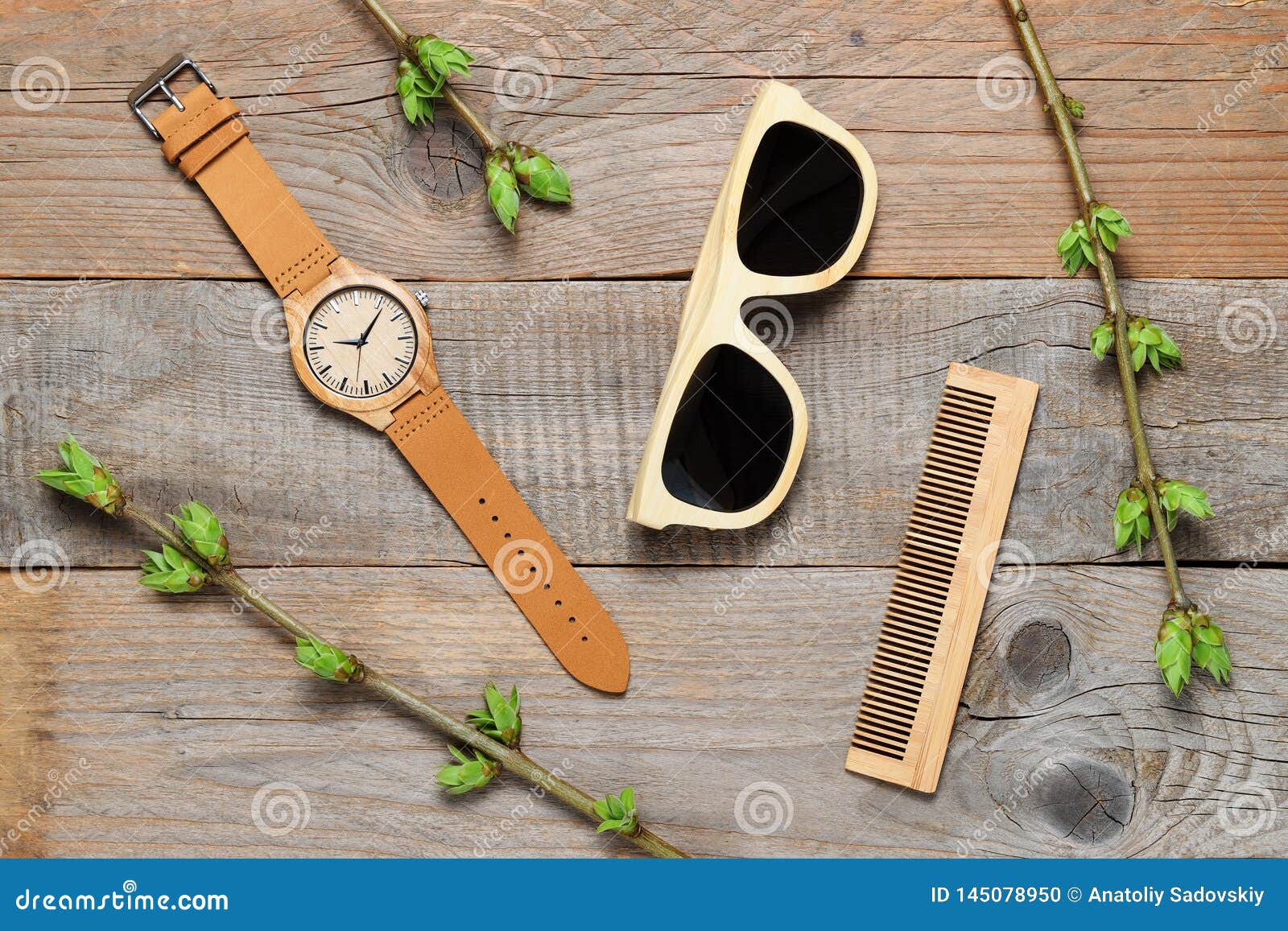 Eco-friendly Plastic-free Bamboo Objects Stock Photo - Image of buds ...