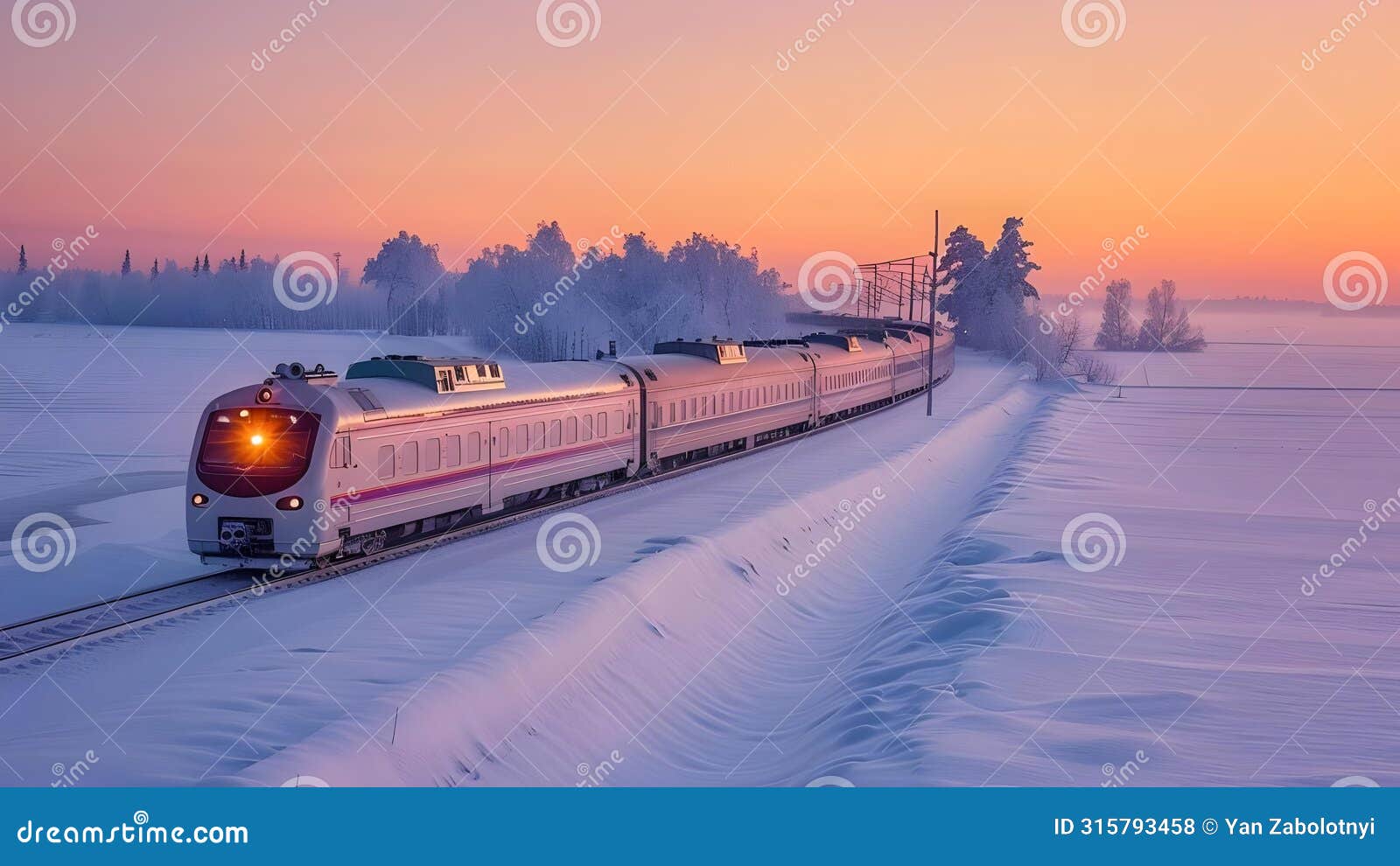Eco-friendly Polar Express Train Featuring Advanced Heating Technology ...