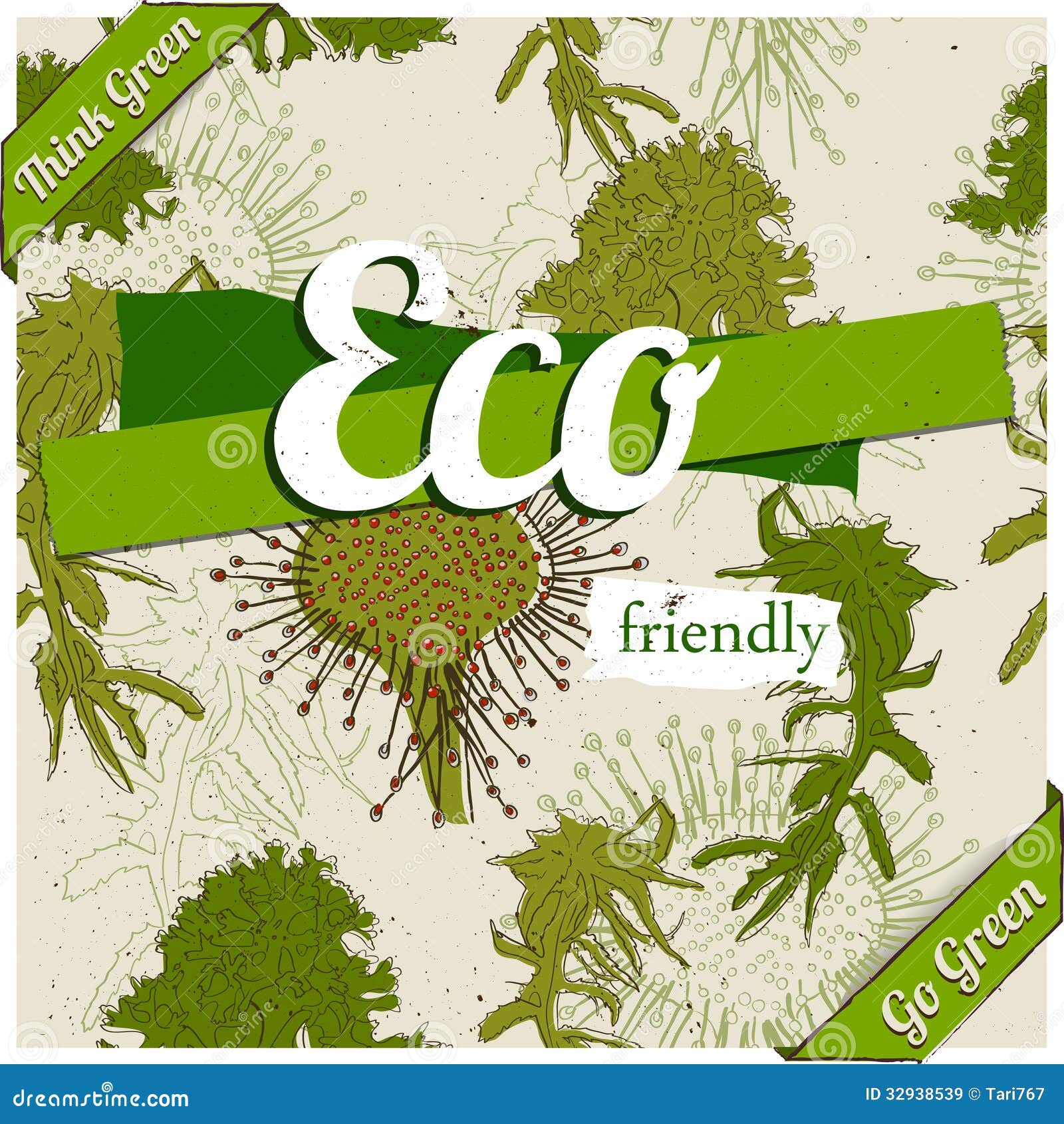 Eco Friendly Poster Stock Vector Illustration Of Premium 32938539