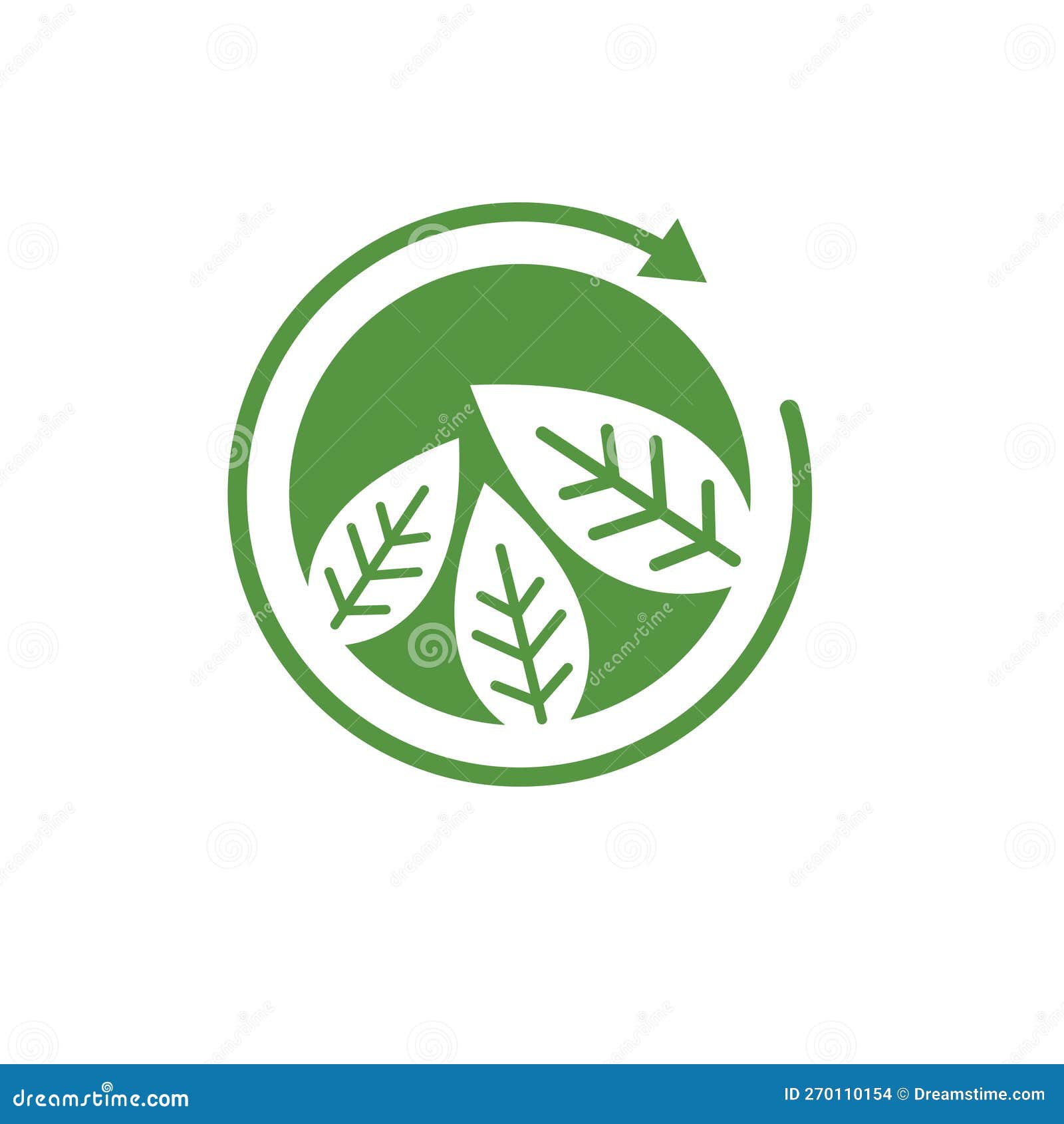 Eco Friendly Recycle Icon Vector Concept Design Stock Vector ...