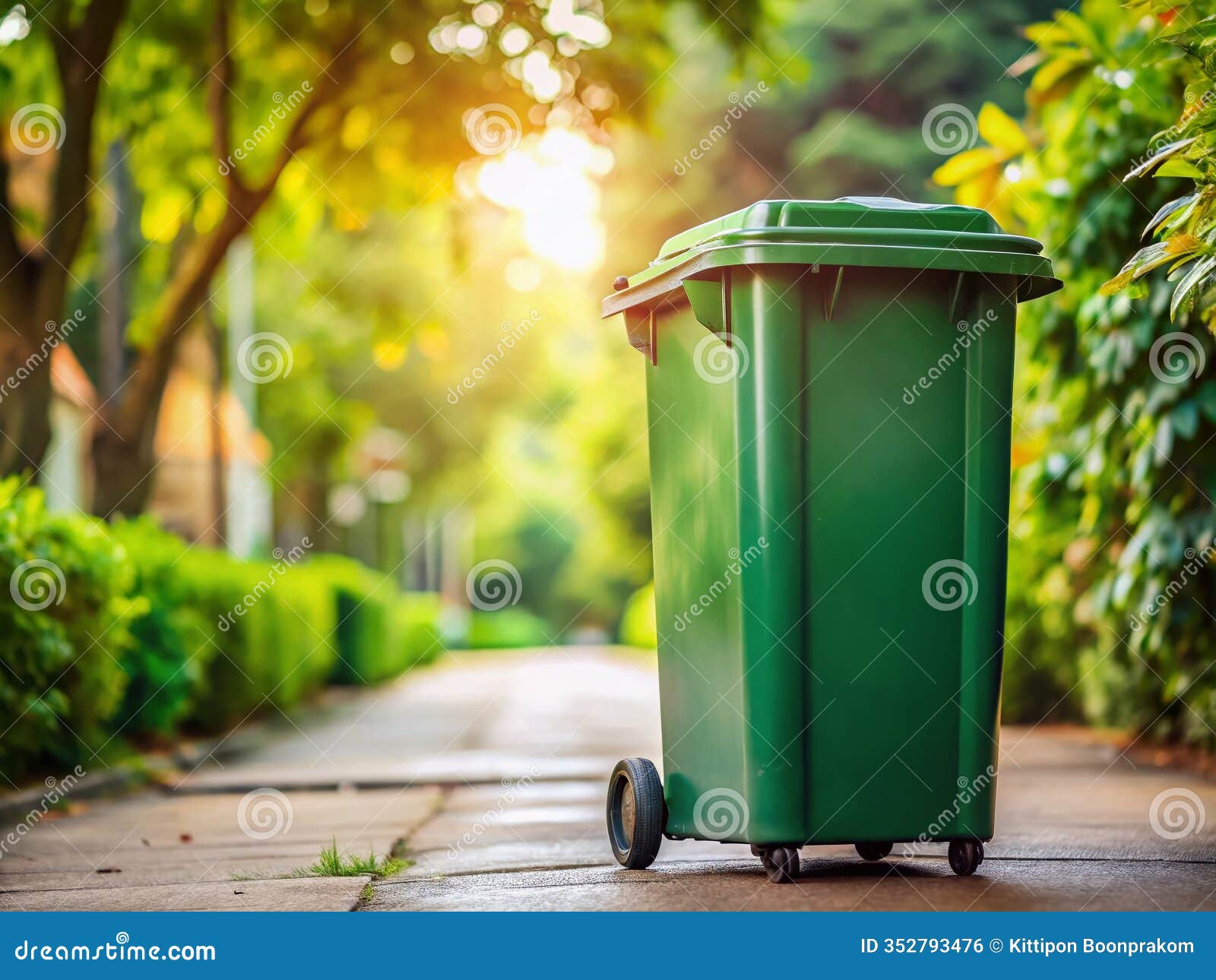 Eco-Friendly Recycling Bin with Wheels: a Stylish and Practical ...