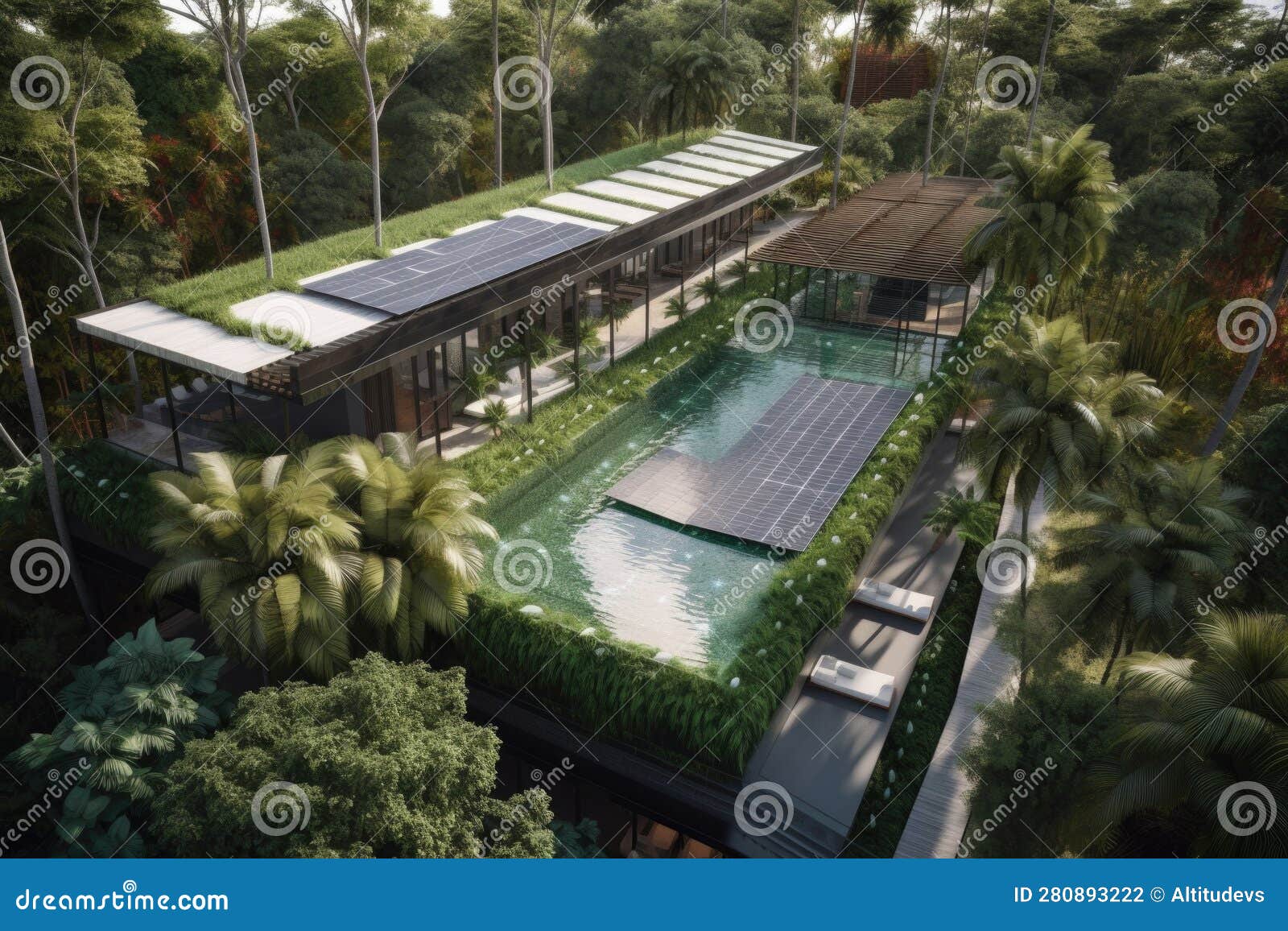 Eco-friendly Resort with Infinity Pool, Natural Gardens, and Solar ...