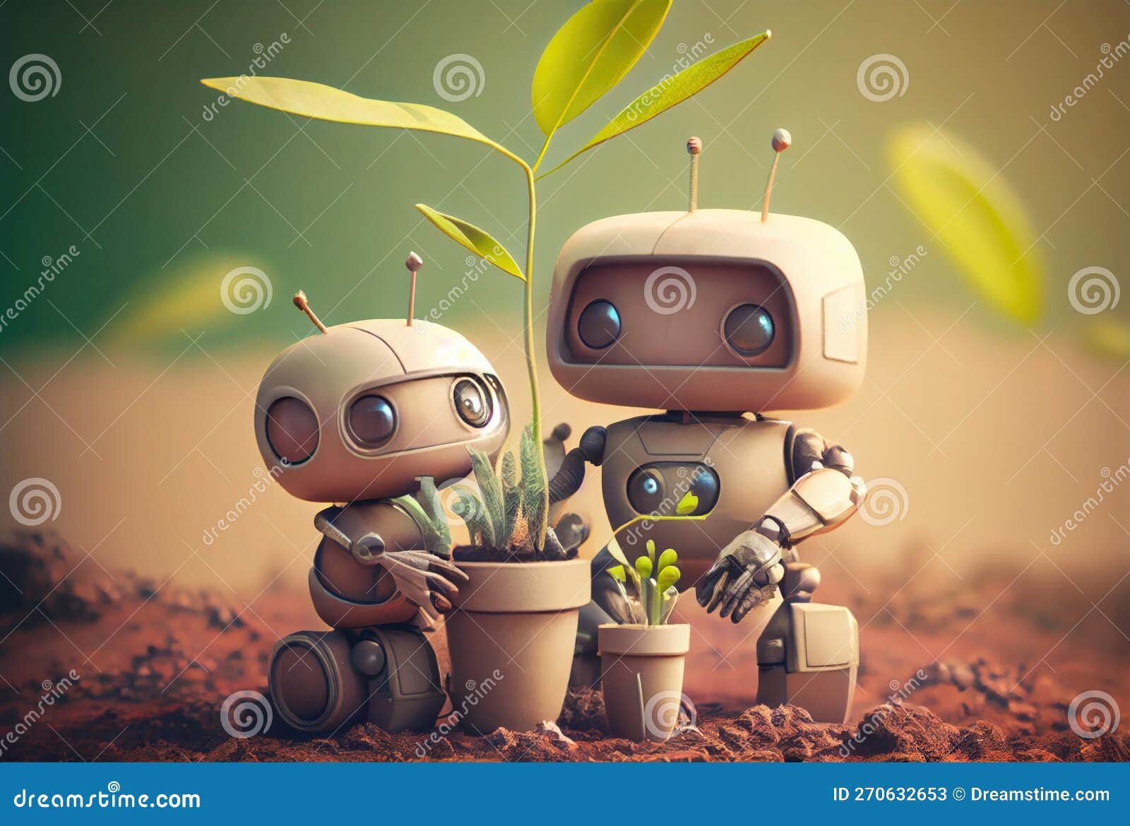 Eco Friendly Robot Family on the Ground. Technology and Environment ...