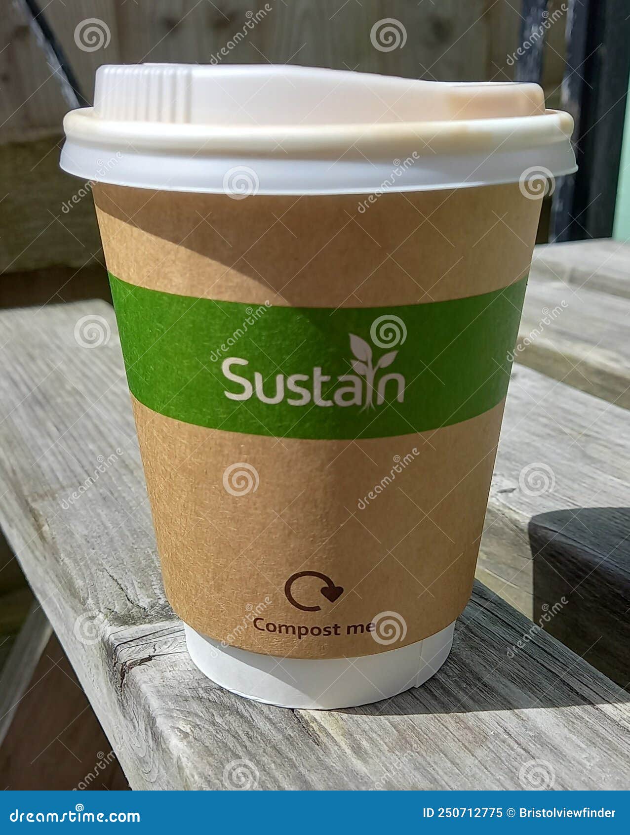 Eco Friendly Sustainable Coffee Cup Compost after Use Editorial Image ...