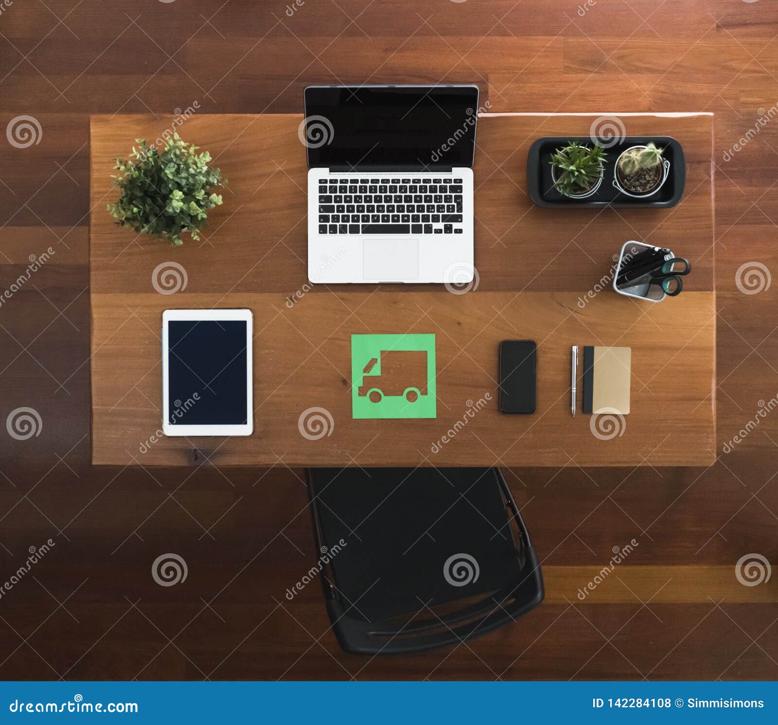 Eco Friendly Symbol on the Desk at Office Stock Photo - Image of paper ...