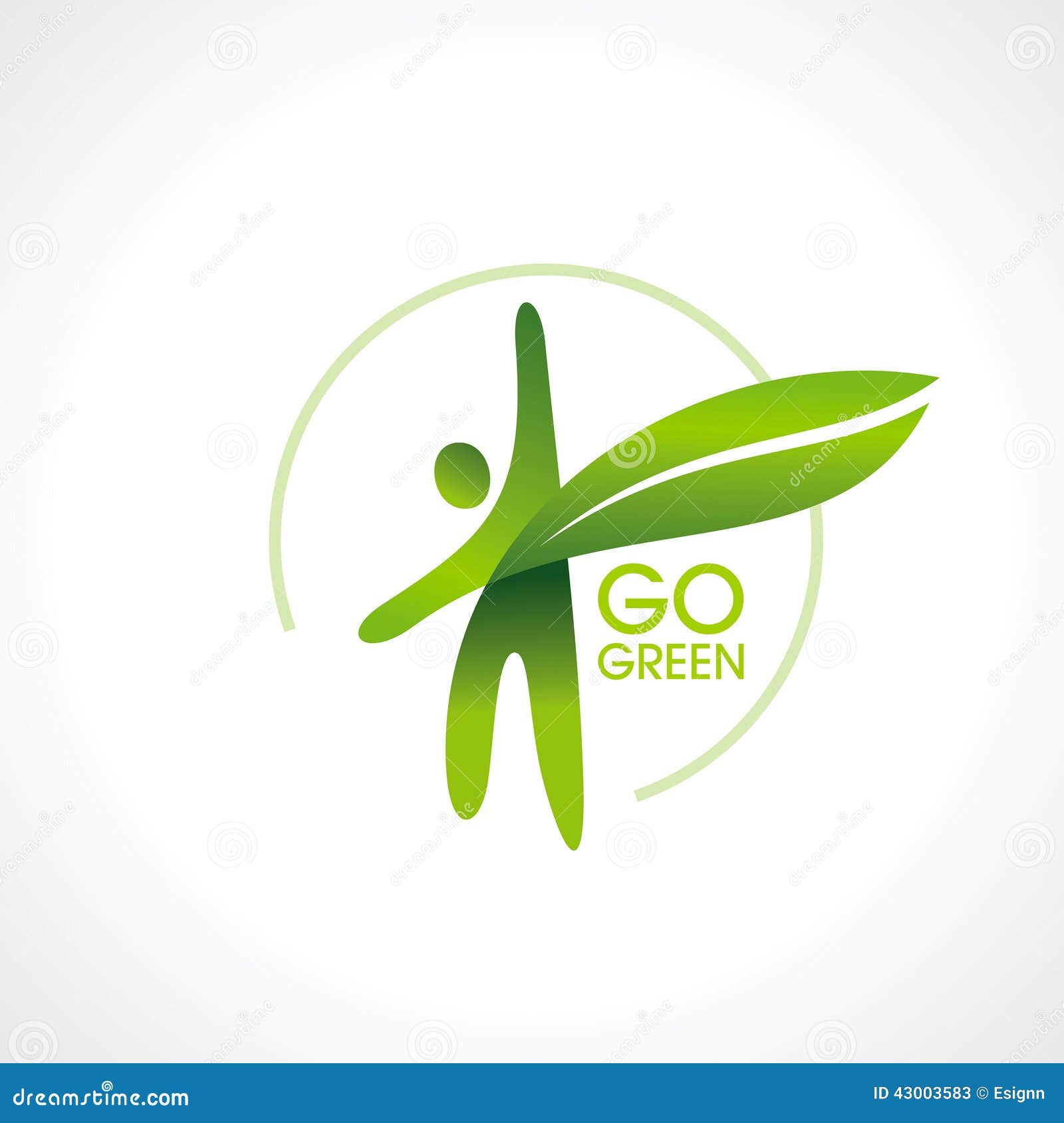 Eco Friendly Symbol with Leaf Stock Vector - Illustration of ...