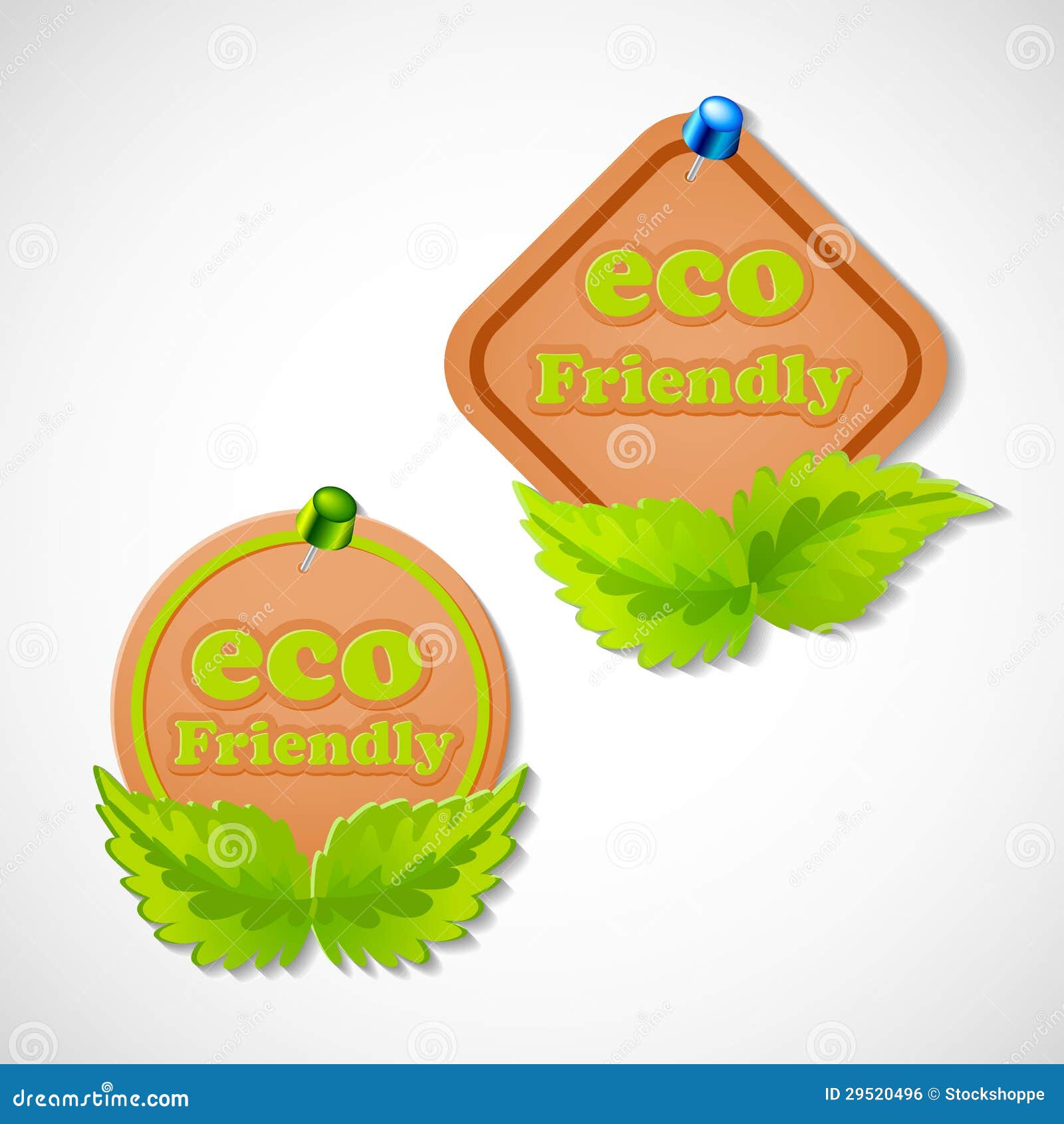 Eco Friendly Tag stock vector. Illustration of certificate - 29520496