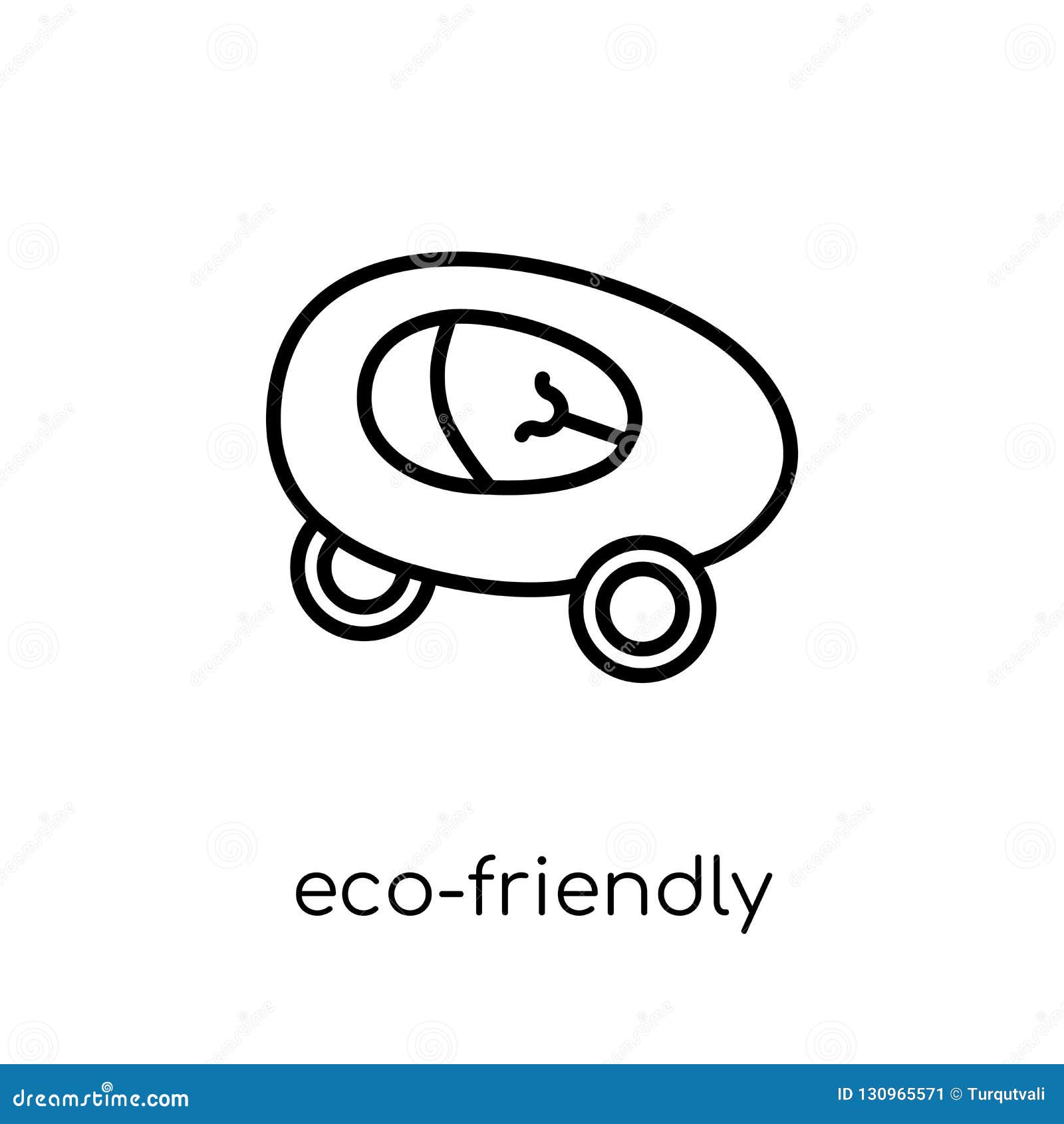 Eco-friendly Transport Icon from Transportation Collection. Stock ...