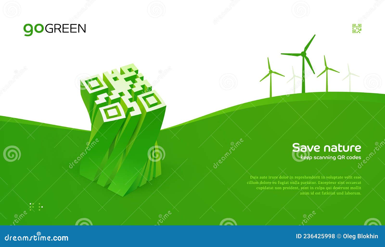Eco Friendly Vector Illustration Concept. Save Planet, Trees and Keep ...