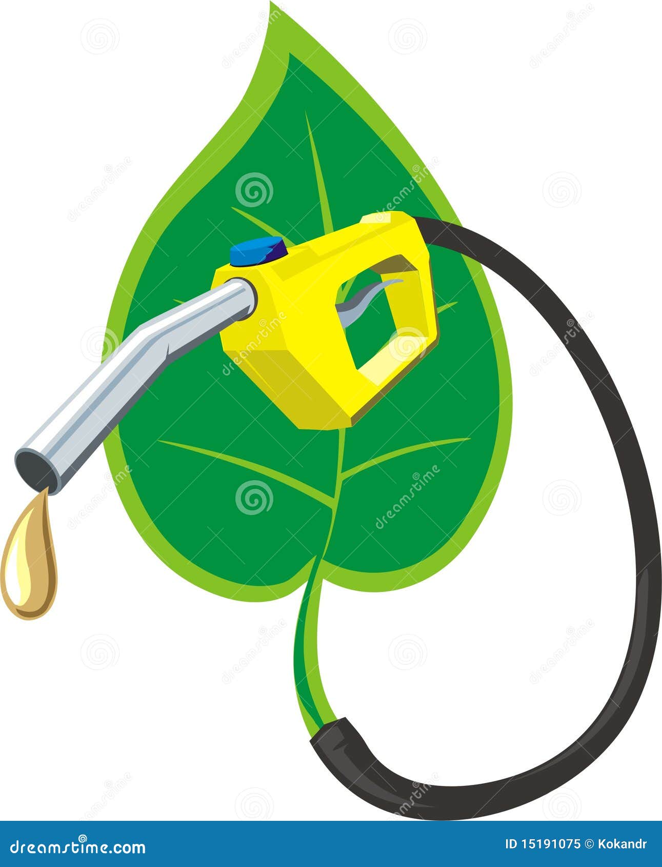 Eco fuel stock vector. Illustration of fuel, ecological - 15191075