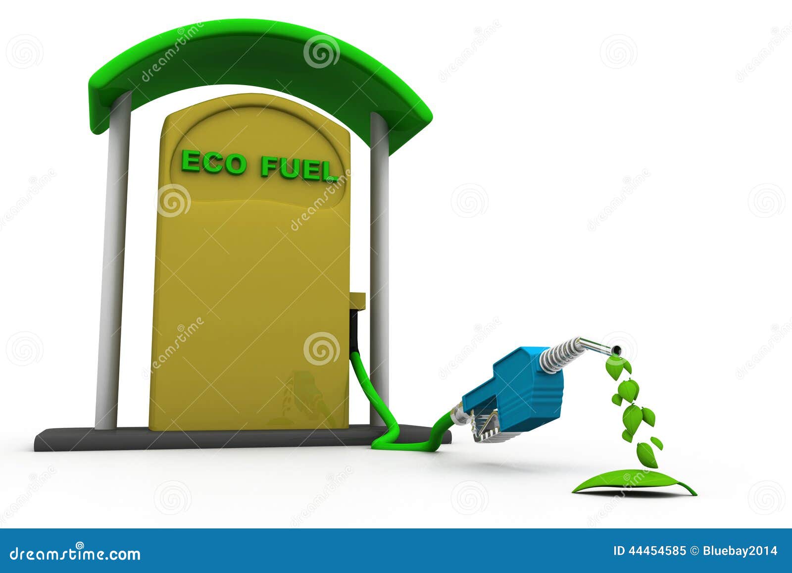 Eco fuel concept stock illustration. Illustration of nozzle - 44454585