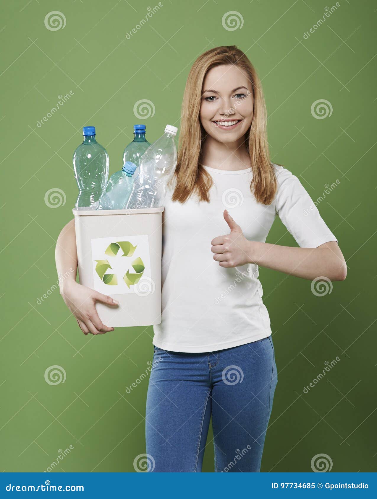 Eco girl stock image. Image of enjoyment, holding, activist - 97734685