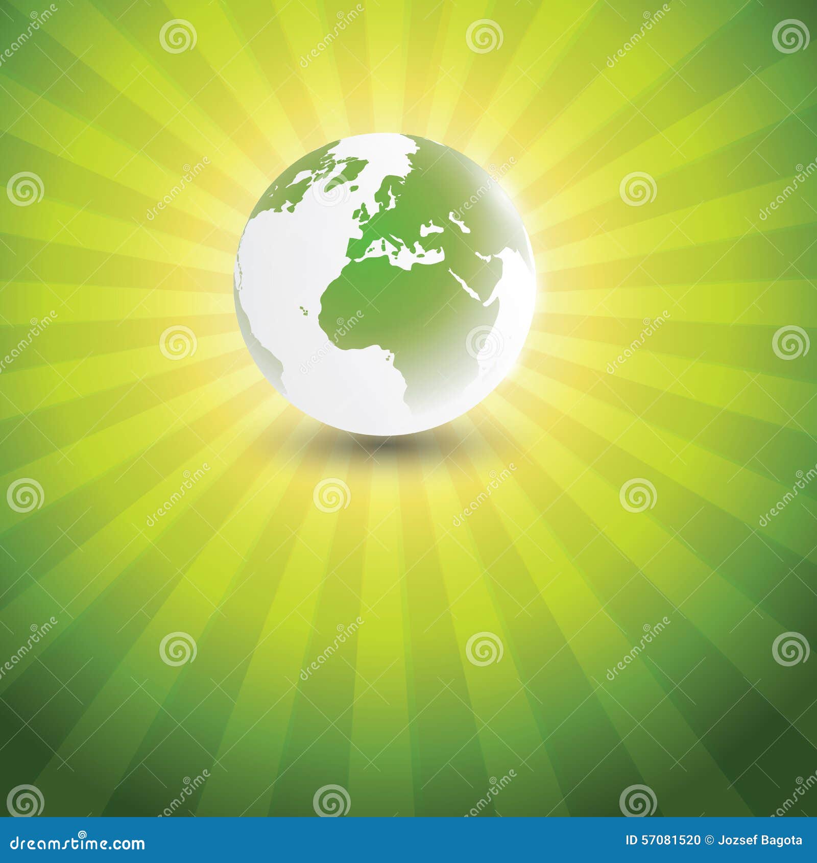 Eco Globe Design stock vector. Illustration of idea, nature - 57081520