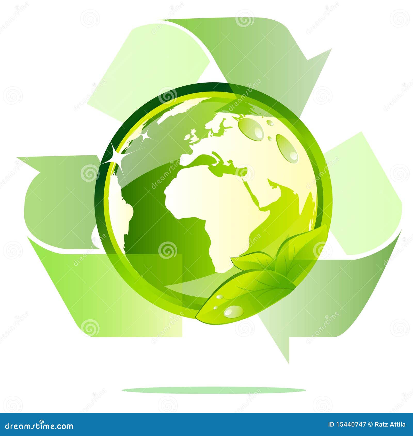 Eco globe recycle stock vector. Illustration of environment - 15440747
