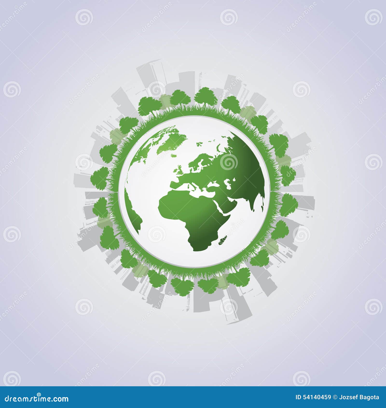 Eco Globe Vector stock vector. Illustration of background - 54140459