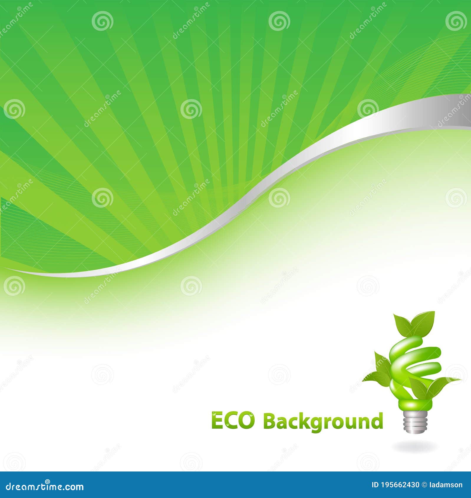 Eco Green Background stock vector. Illustration of shiny - 195662430