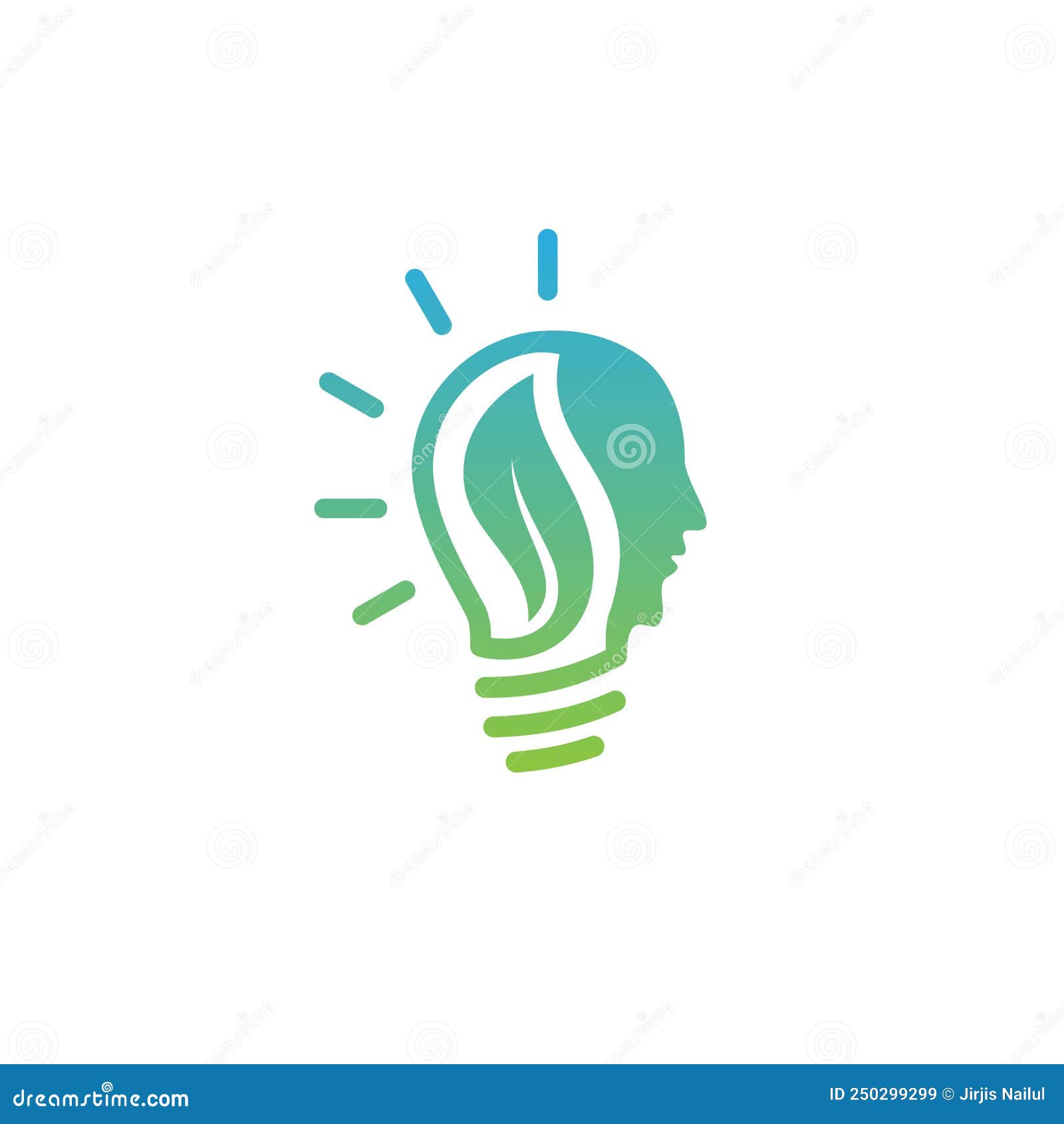 Eco Green Idea Logo Designs Concept Stock Vector - Illustration of ...