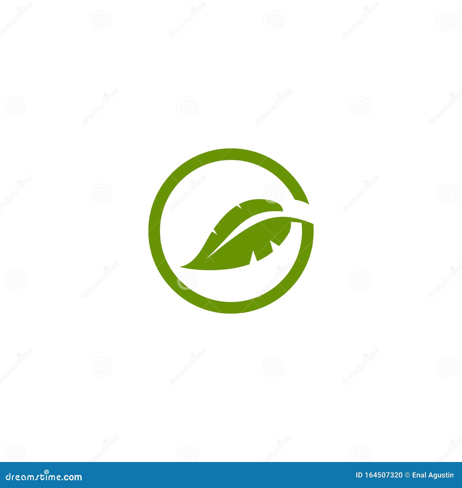 Eco Green Leaf Icon Logo Design Vector Template Stock Vector ...