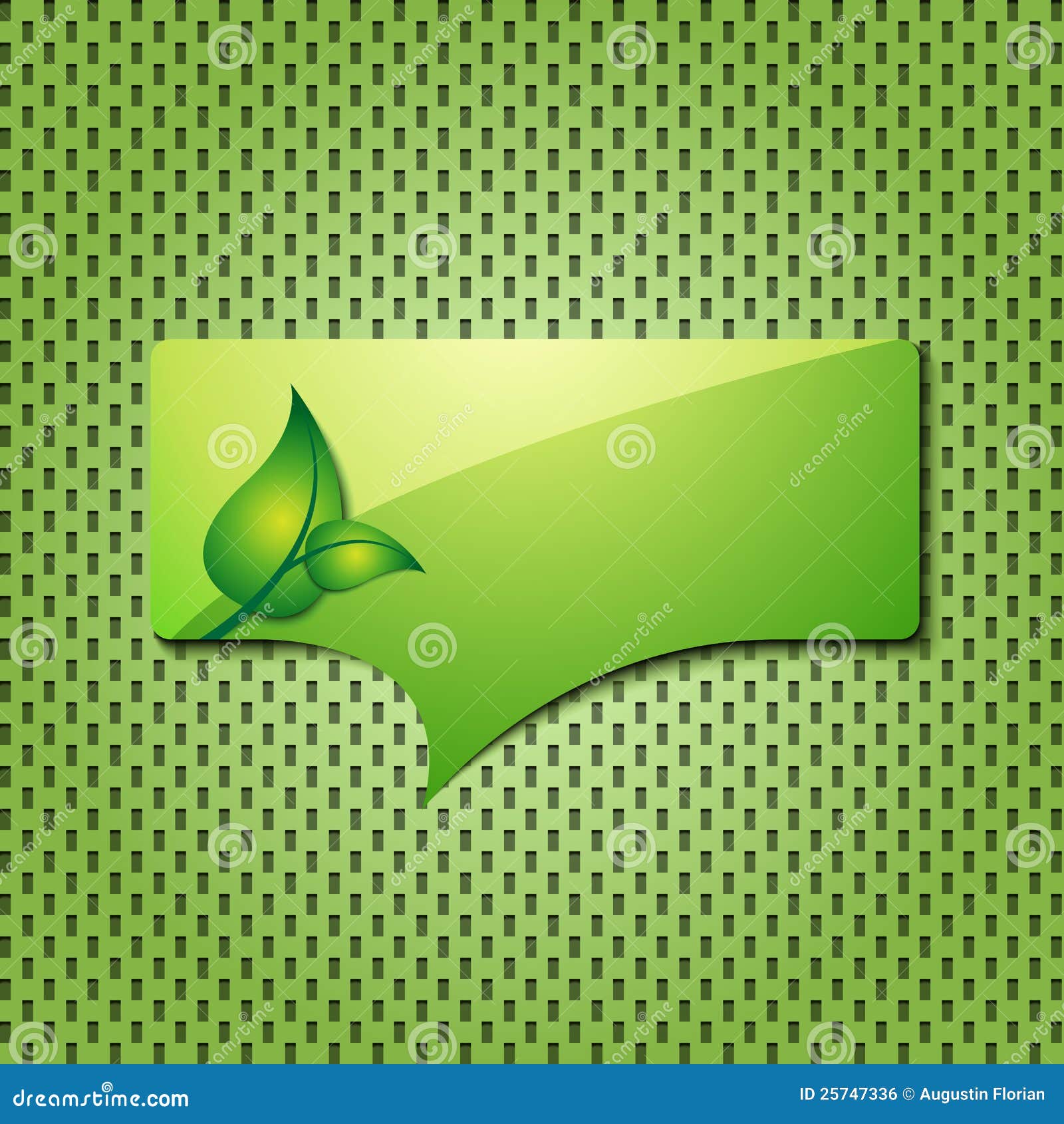 Eco green quote icon stock vector. Illustration of flow - 25747336