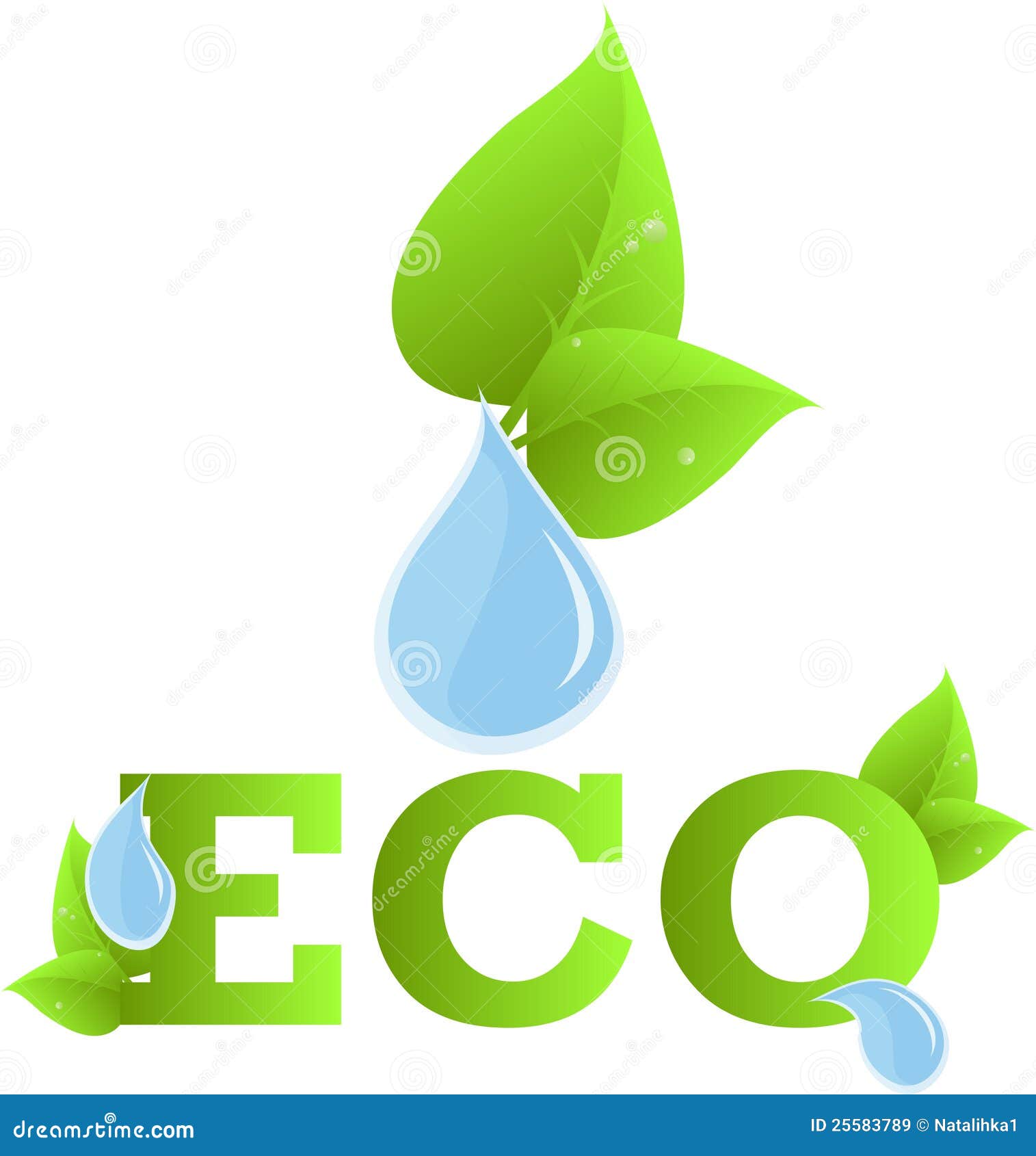 Eco Icon stock illustration. Illustration of friendly - 25583789