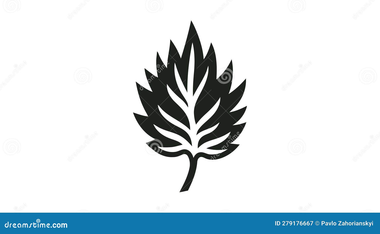 Eco Icon Black Leaf Vector Illustration Isolated on White Background ...