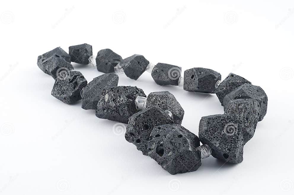 Eco Jewelry Polystyrene Chain Stock Image - Image of polystyrene ...