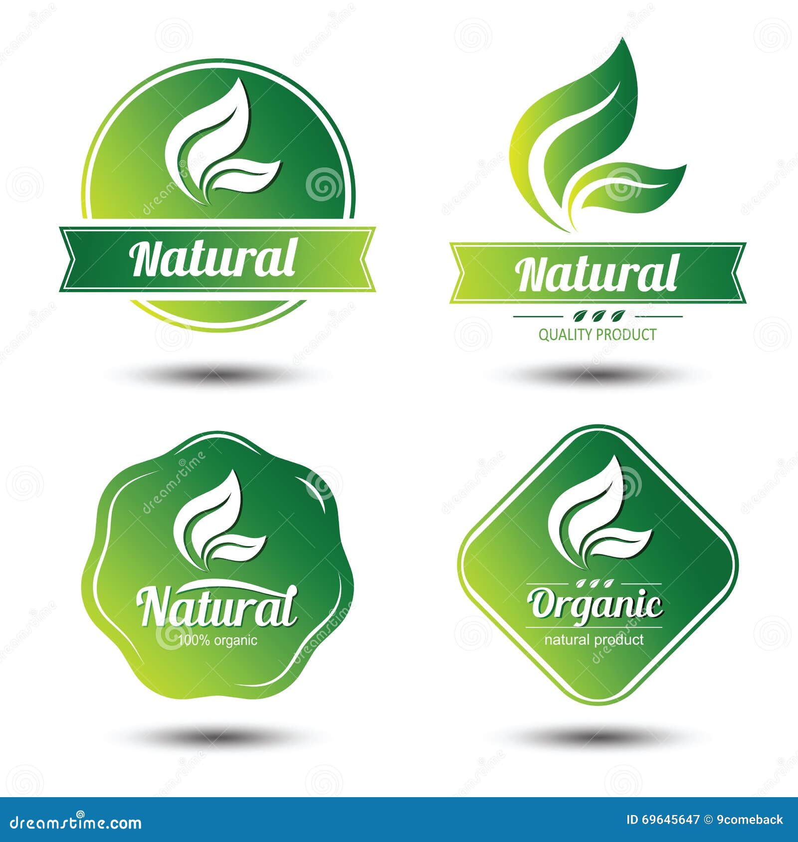 Eco label stock vector. Illustration of fresh, healthy - 69645647