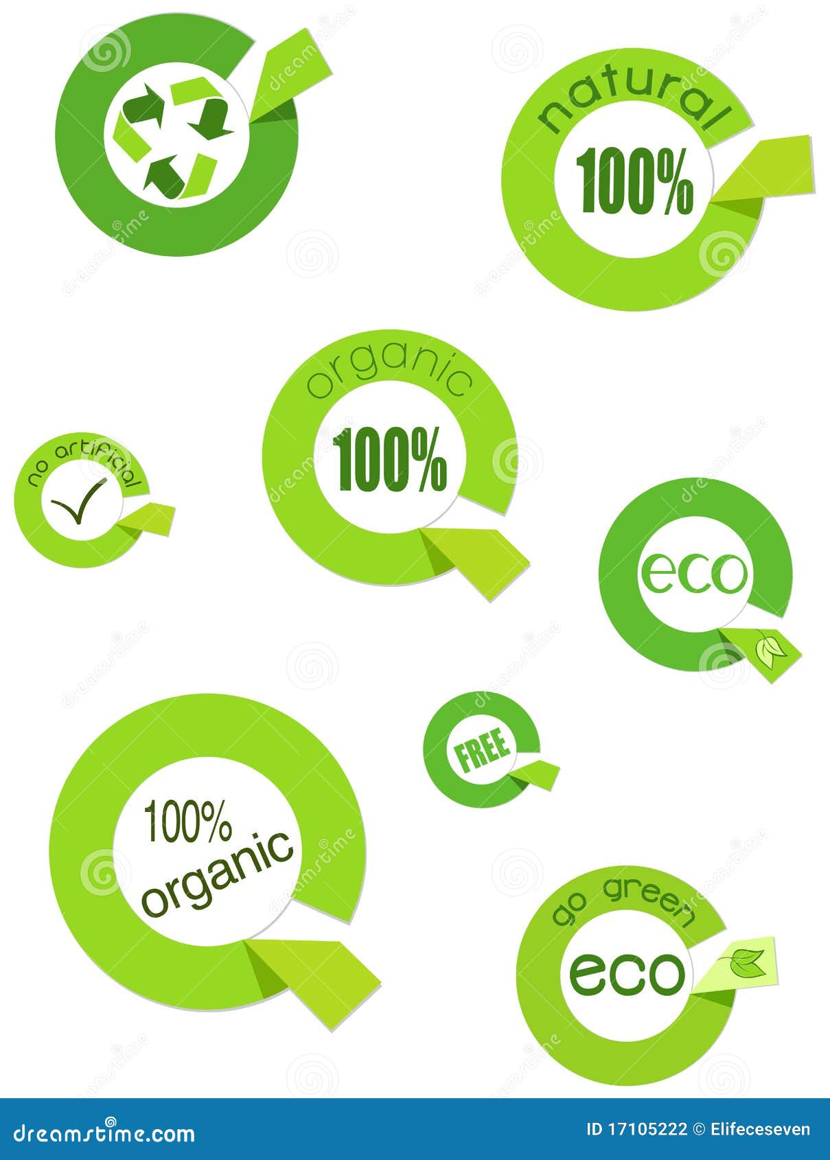 Eco labels stock vector. Illustration of reclaim, environmentalism ...