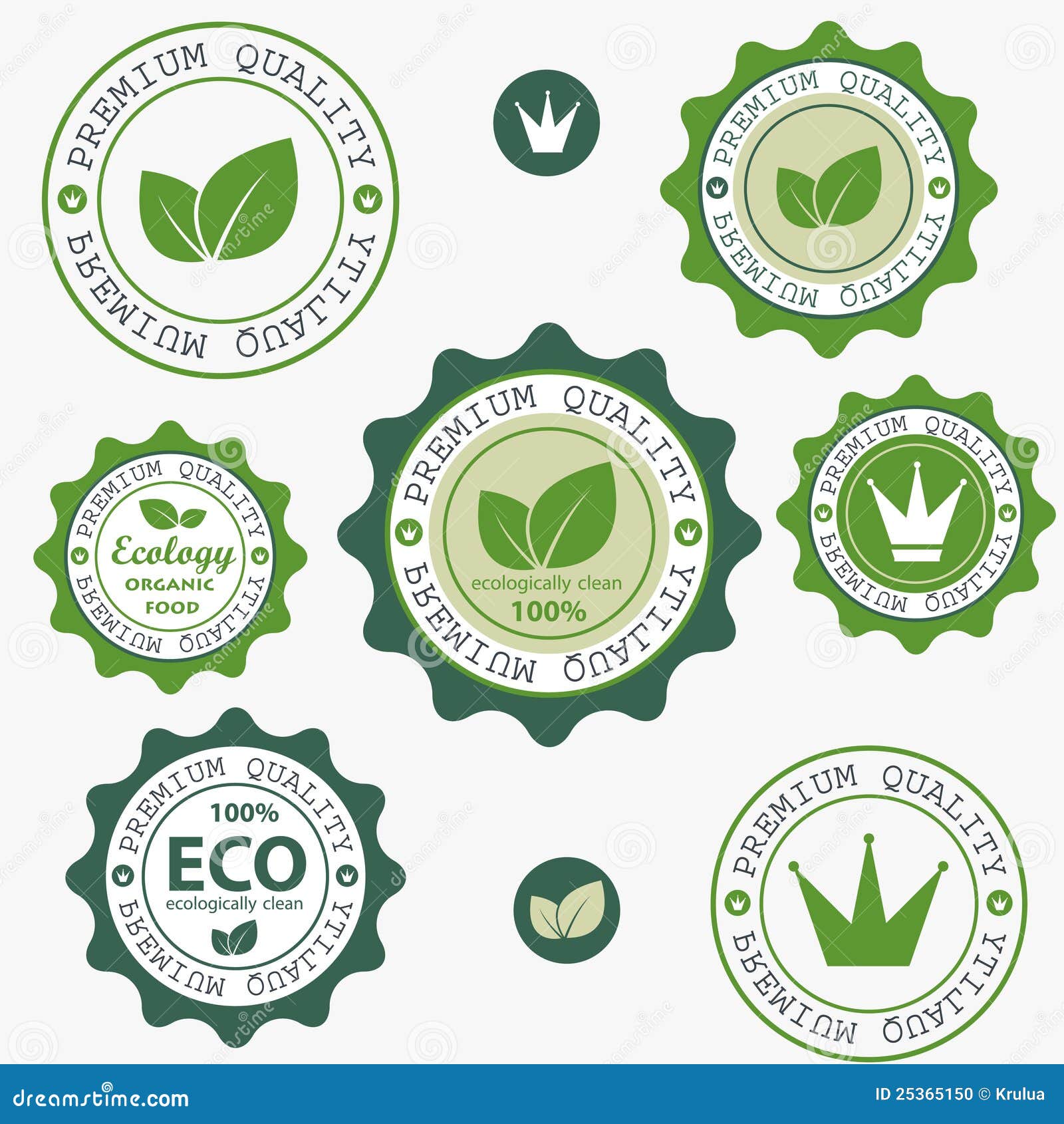 Eco labels. stock vector. Illustration of natural, commitment - 25365150