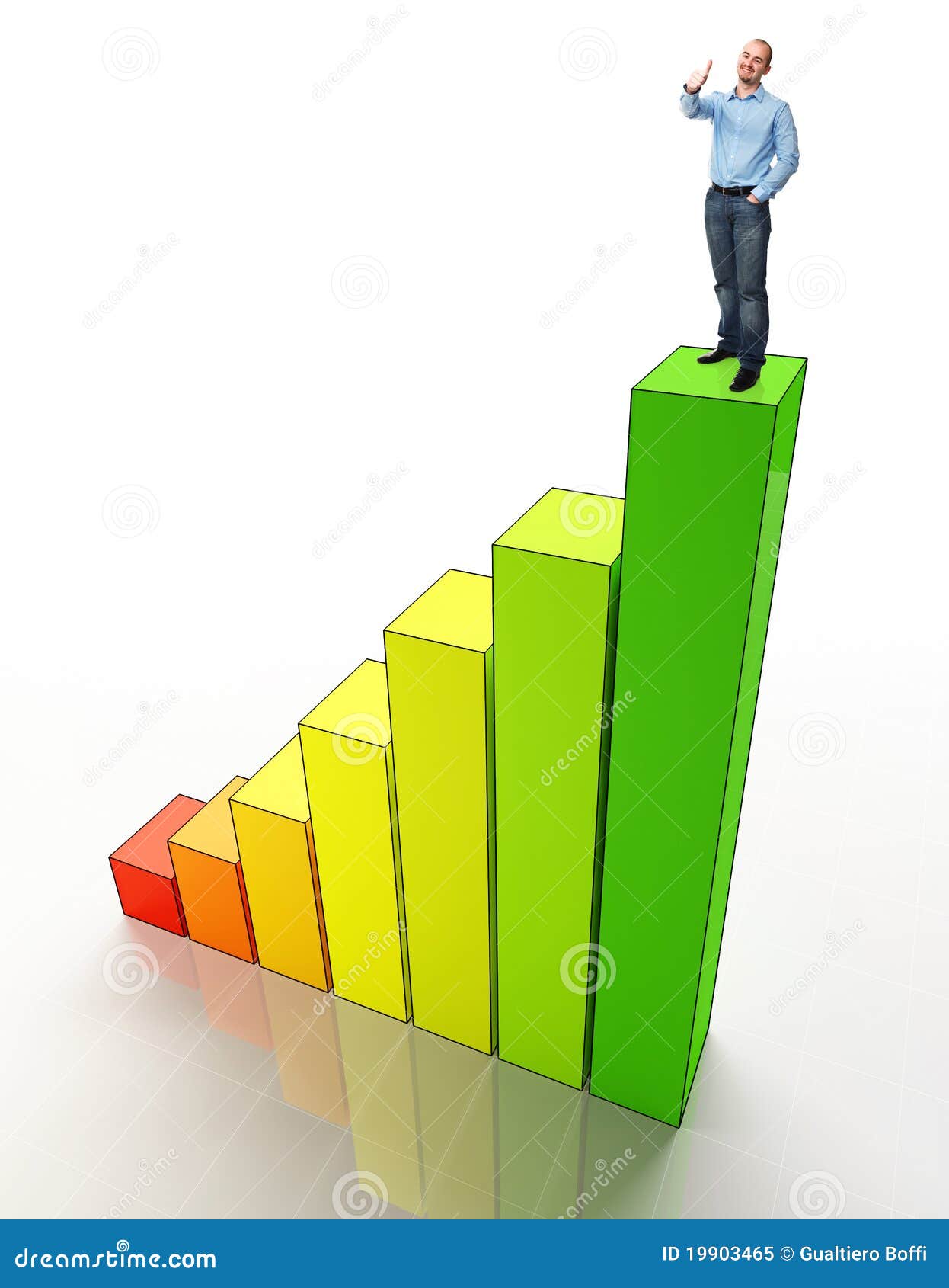 Eco leader stock illustration. Illustration of white - 19903465