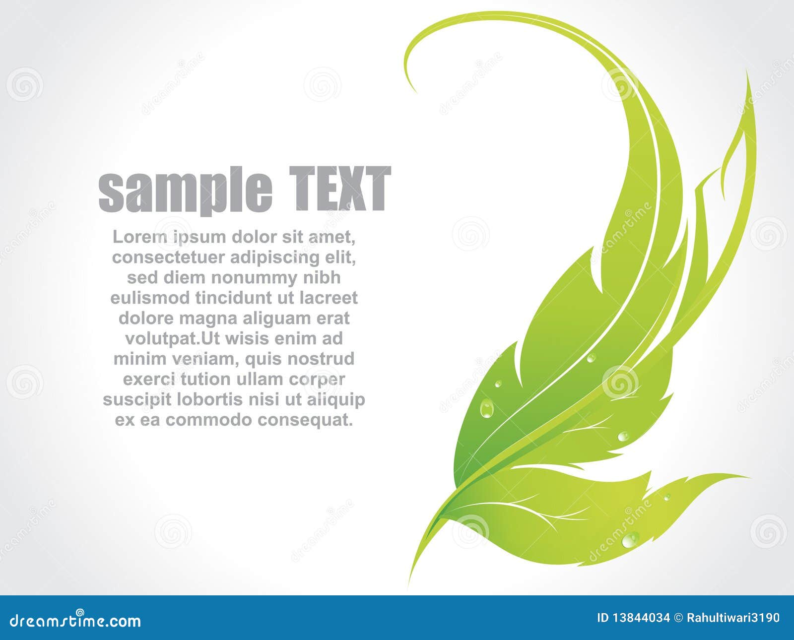 Eco leaf concept stock illustration. Illustration of drop - 13844034
