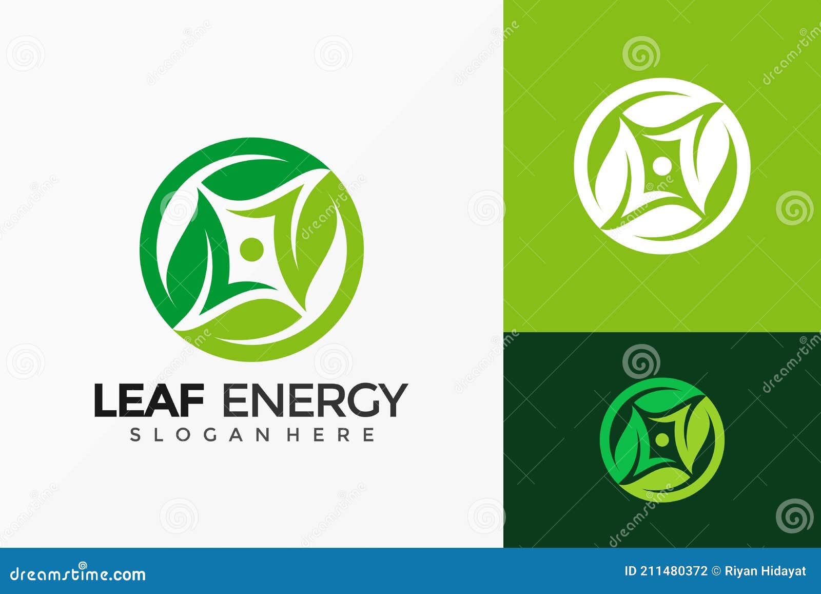 Eco Leaf Energy Creative Logo Design. Modern Idea Logos Designs Vector ...