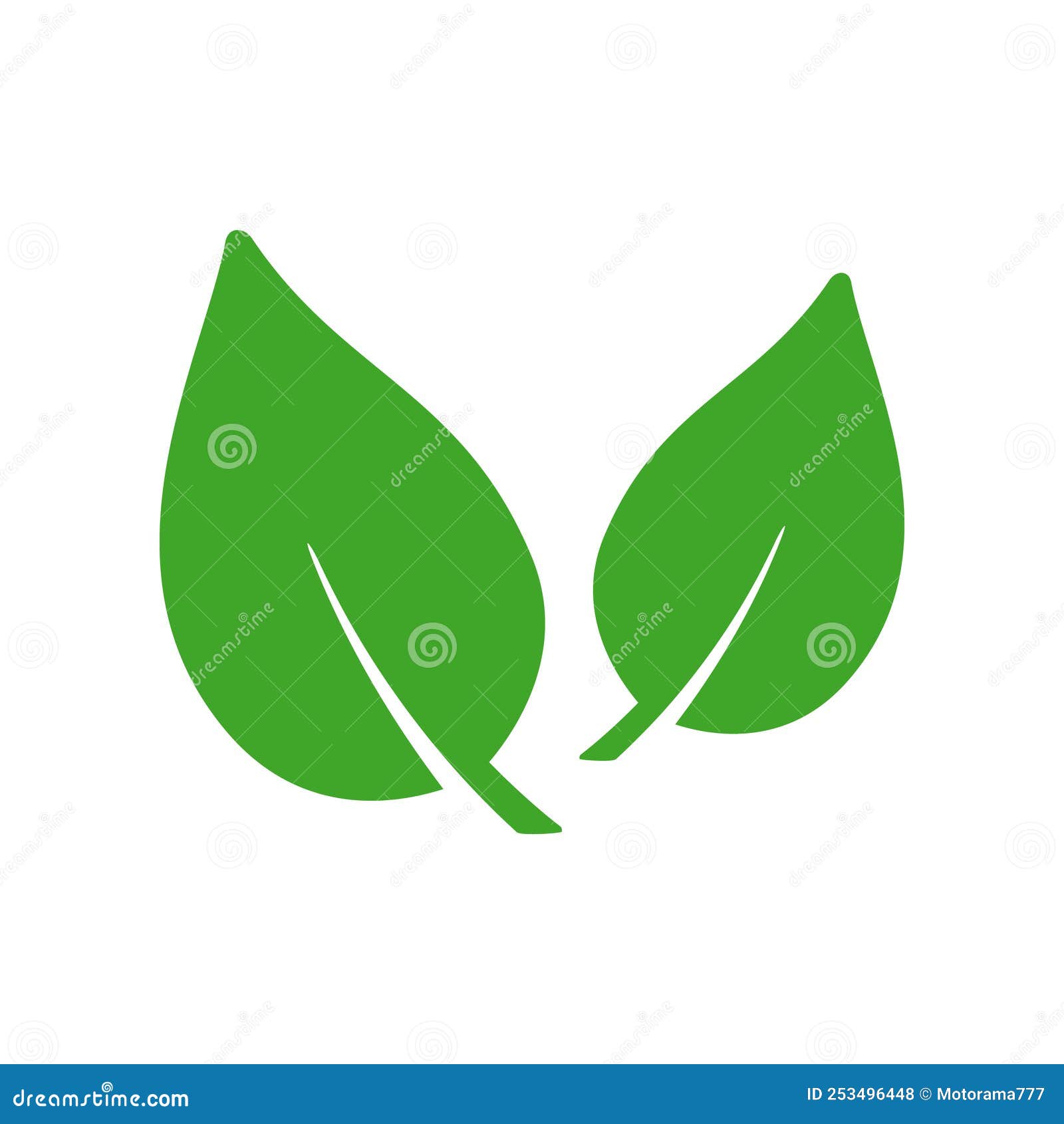 Eco Leaf or Organic Product Icon Stock Vector - Illustration of floral ...