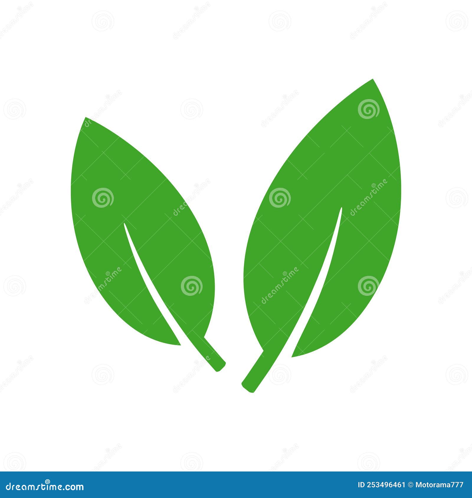 Eco Leaf or Organic Product Icon Stock Vector - Illustration of fresh ...