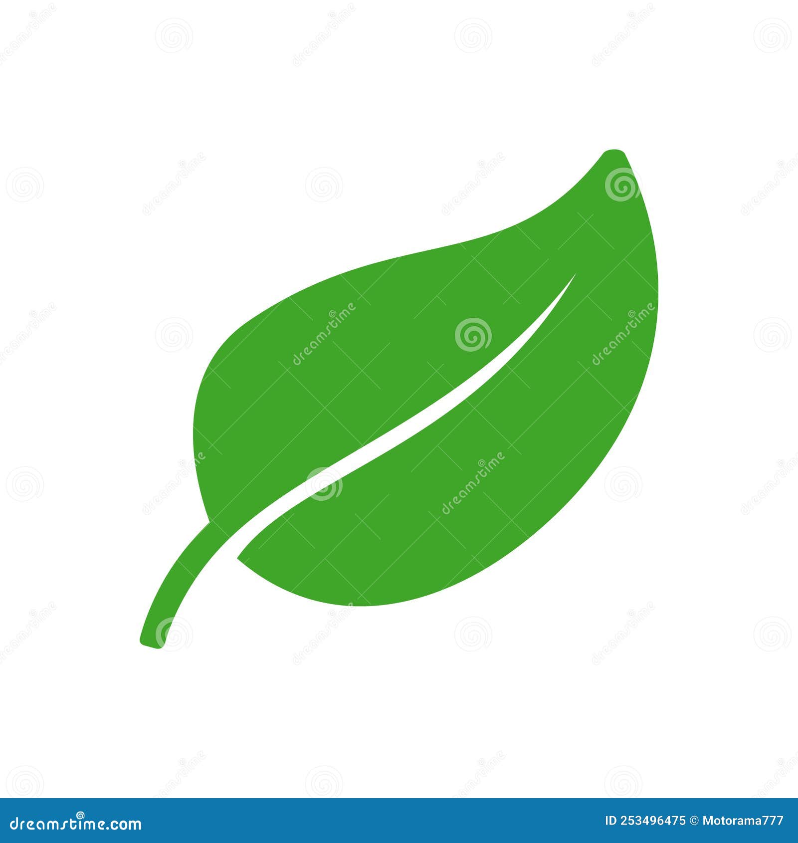Eco Leaf or Organic Product Icon Stock Vector - Illustration of ...