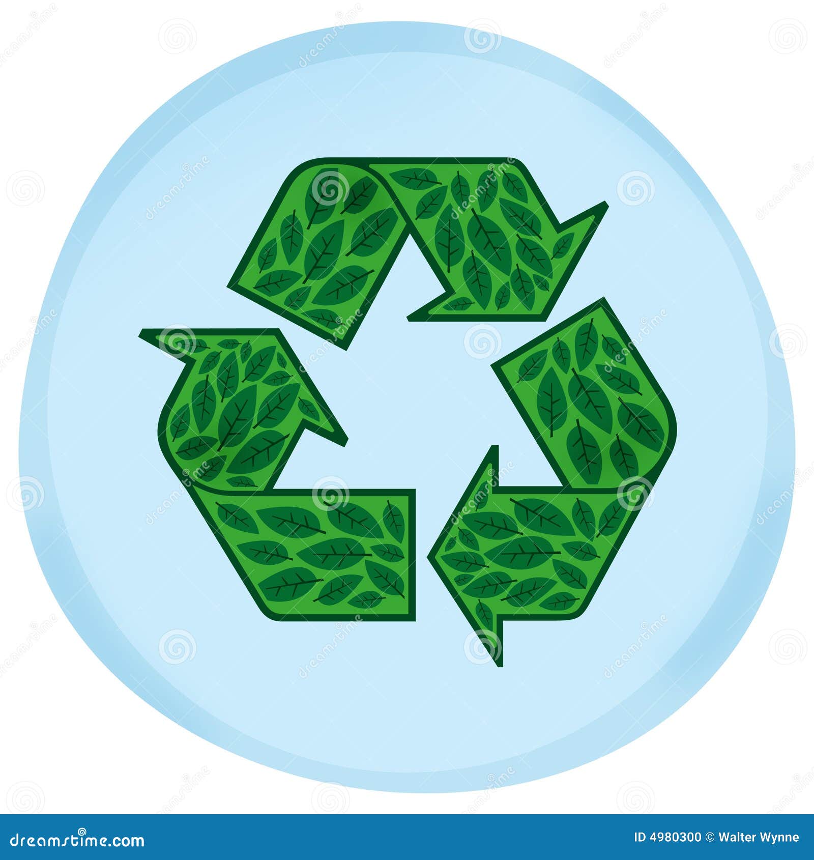 Eco Leaf Symbol stock vector. Illustration of conservation - 4980300