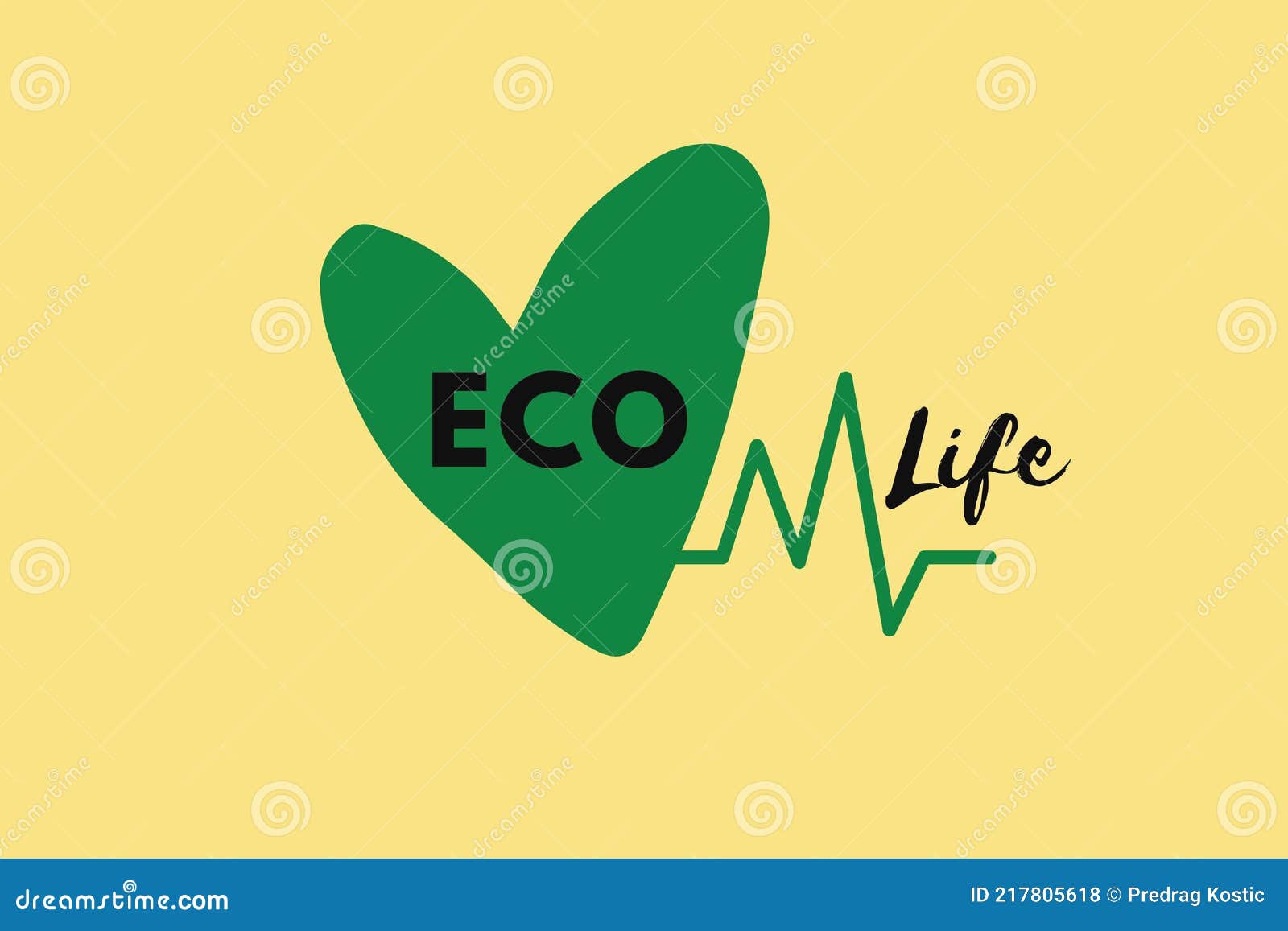 Eco life symbol. stock illustration. Illustration of screenshot - 217805618