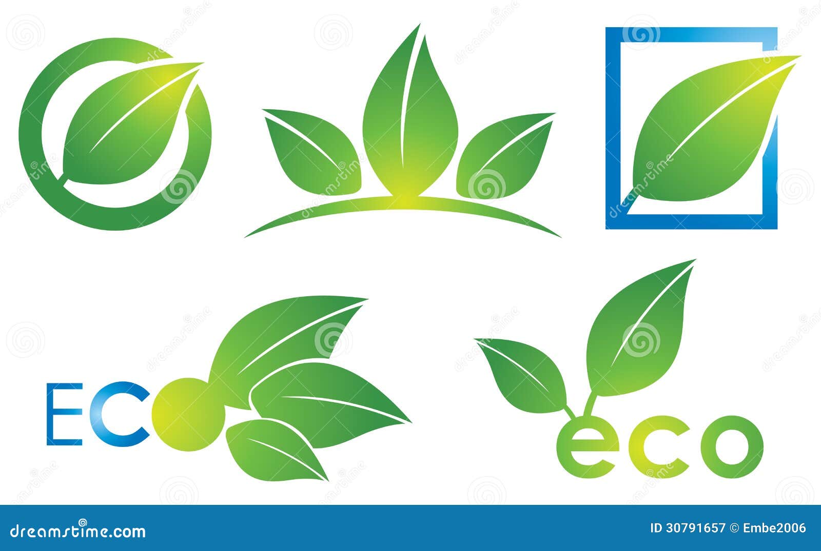 Eco logo vektor illustrationer. Illustration av väx, isolerat - 30791657