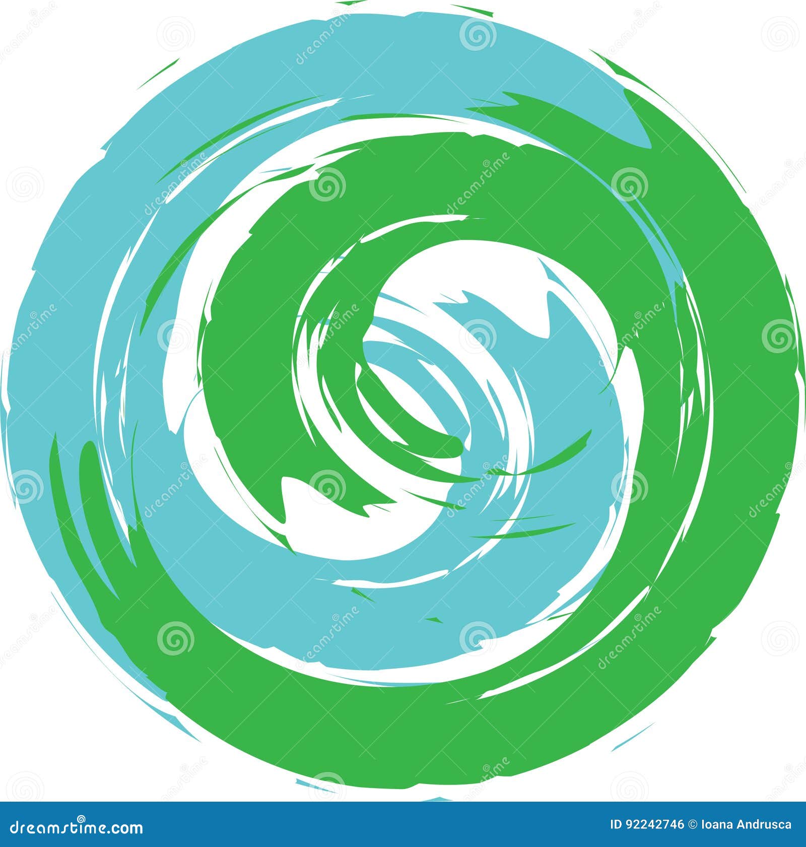 Eco Logo Planet Earth stock vector. Illustration of ecology - 92242746