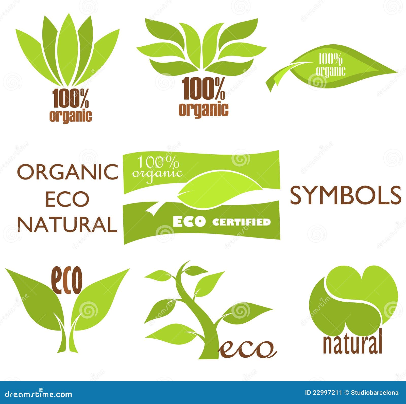 Eco logos stock vector. Illustration of environmental - 22997211